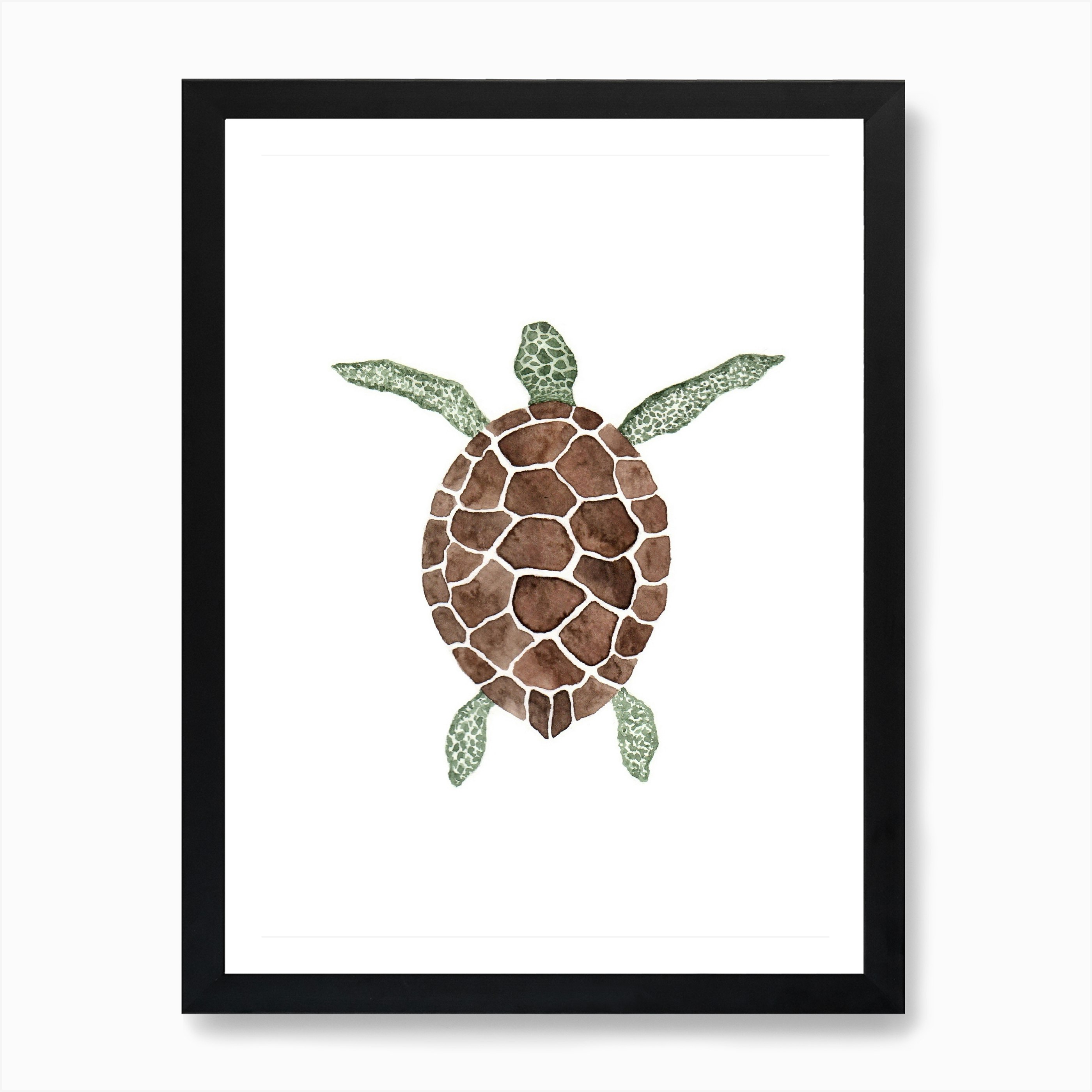 Sea Turtle Art Print By Antonia Jürgens Fy
