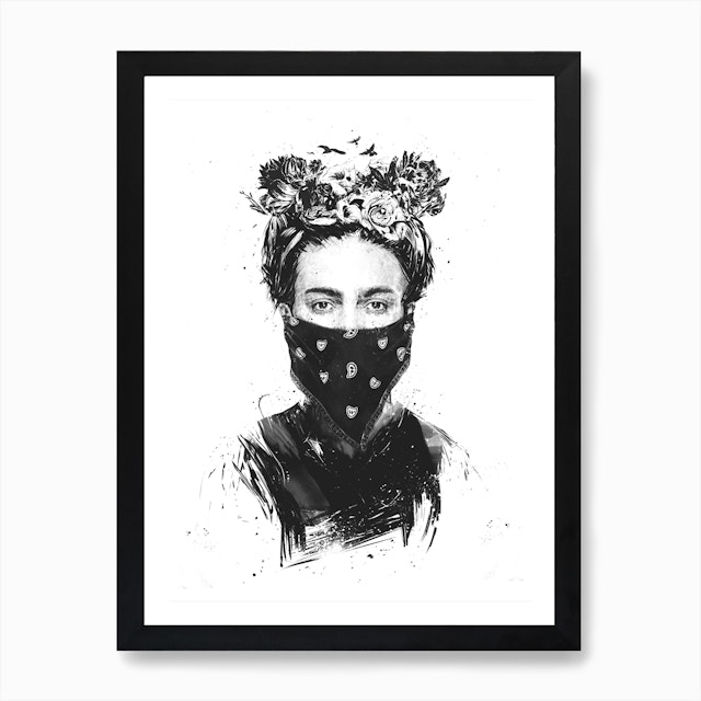 Rebel Girl Art Print By Balázs Solti Fy