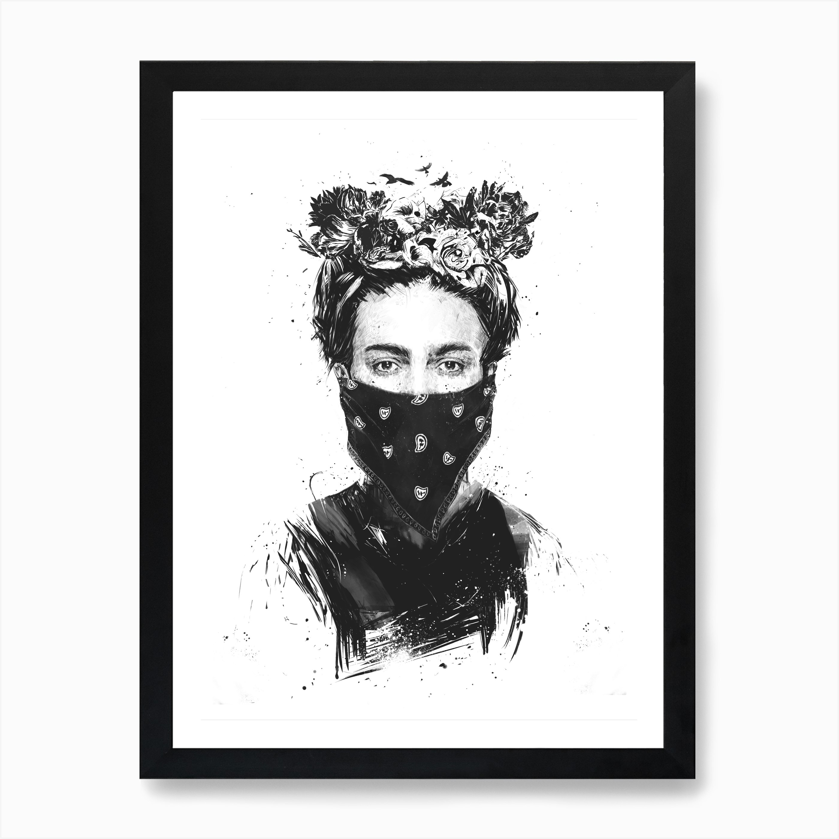 Rebel Girl Art Print By Balázs Solti Fy
