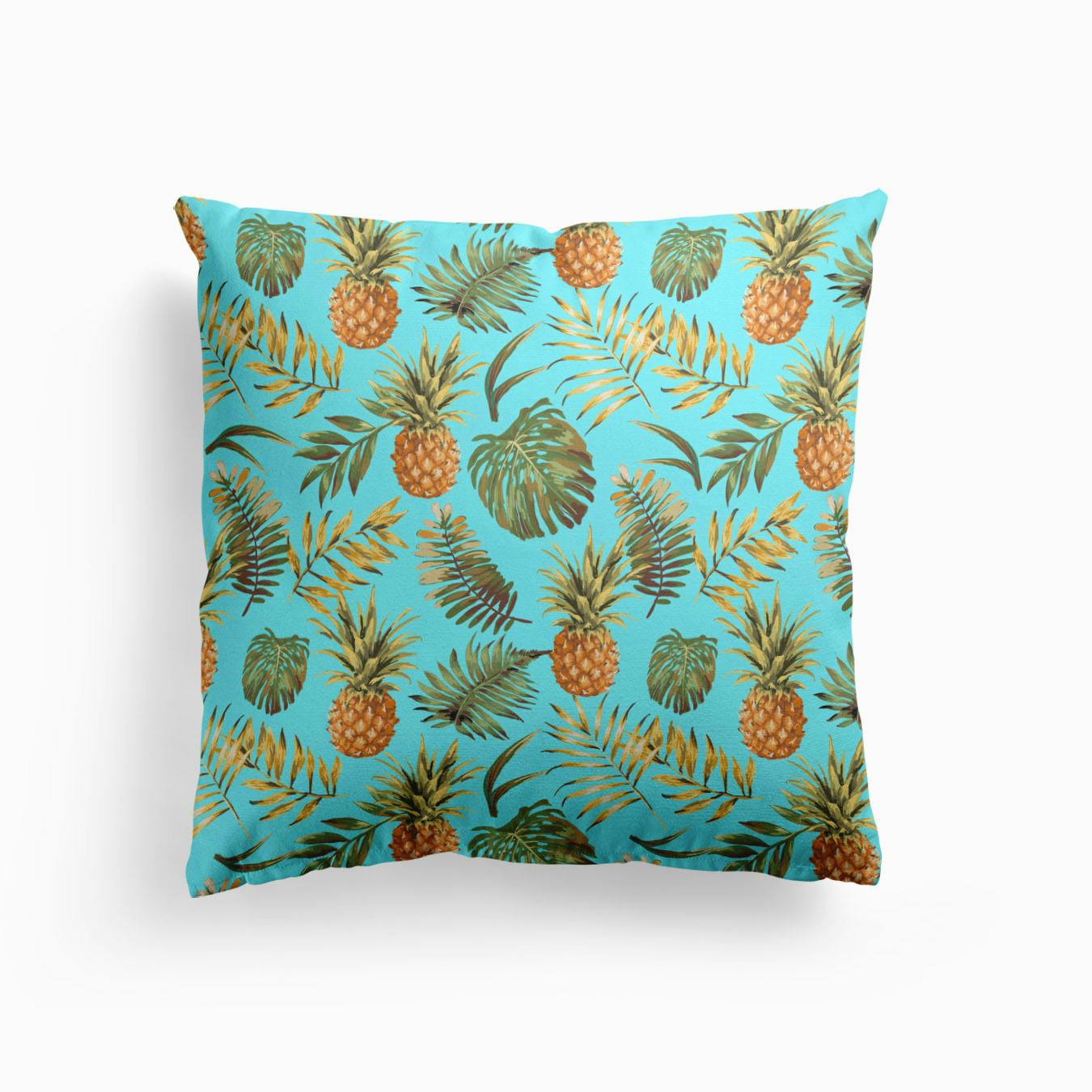 Aloha Turquoise Cushion by Andrea Haase - Fy