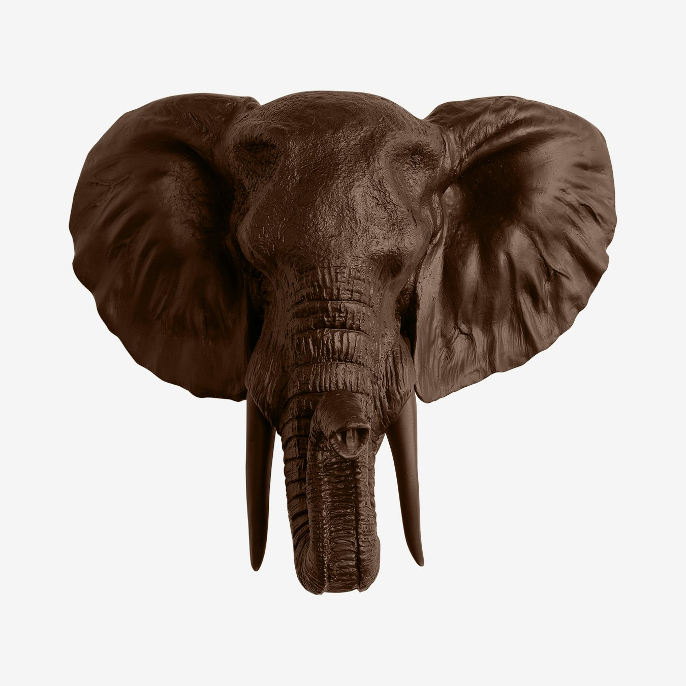 Big Faux Elephant Mount - Espresso by Near and Deer - Fy