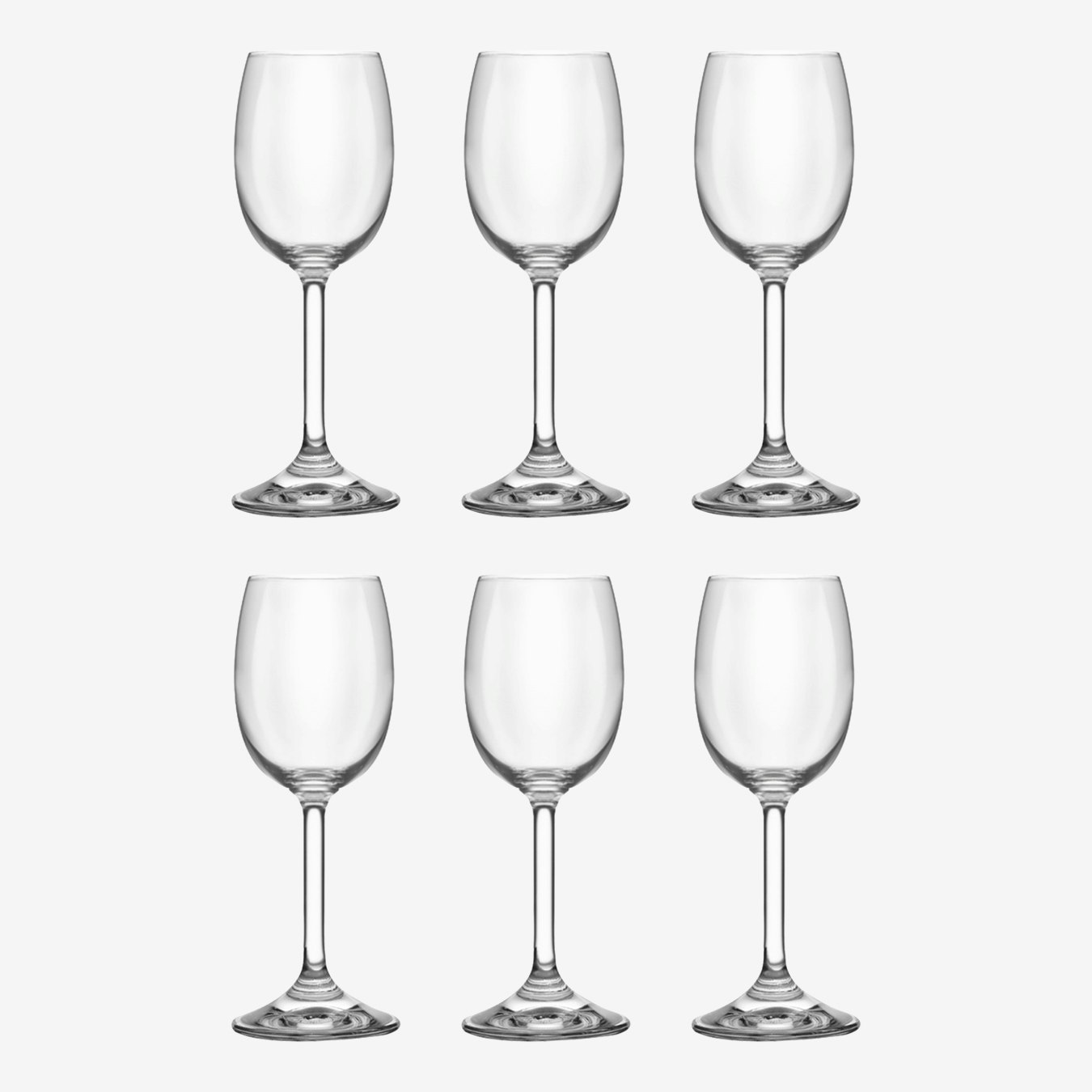 Sherry Glasses Crystal Set Of 6 By Rona Glassworks Fy