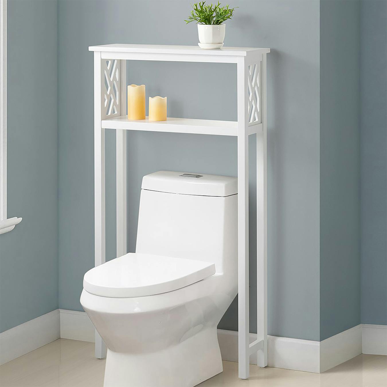 Over the toilet shelf store