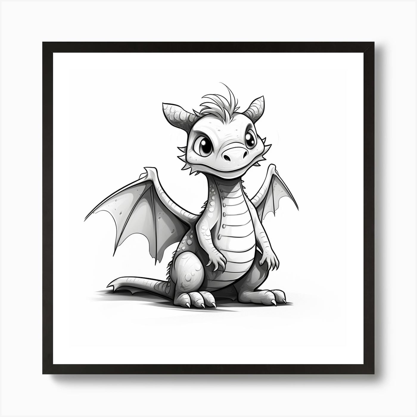 Cute dragon drawings store