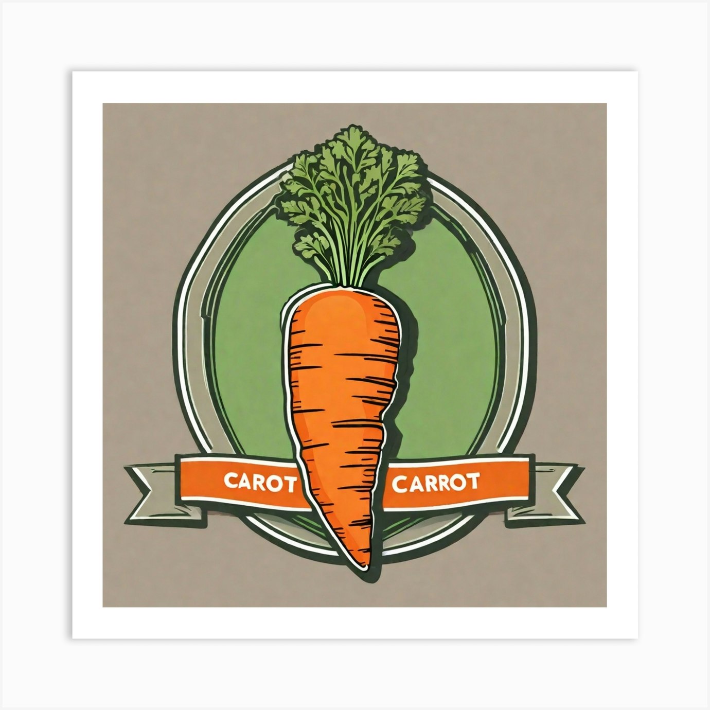 Carrot Carrot Art Print By Pat4u Fy