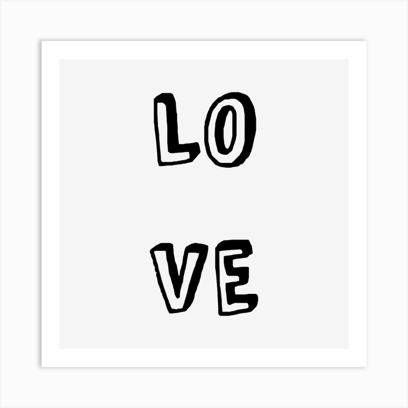 Love Quote Art Print By 1xmerch Fy