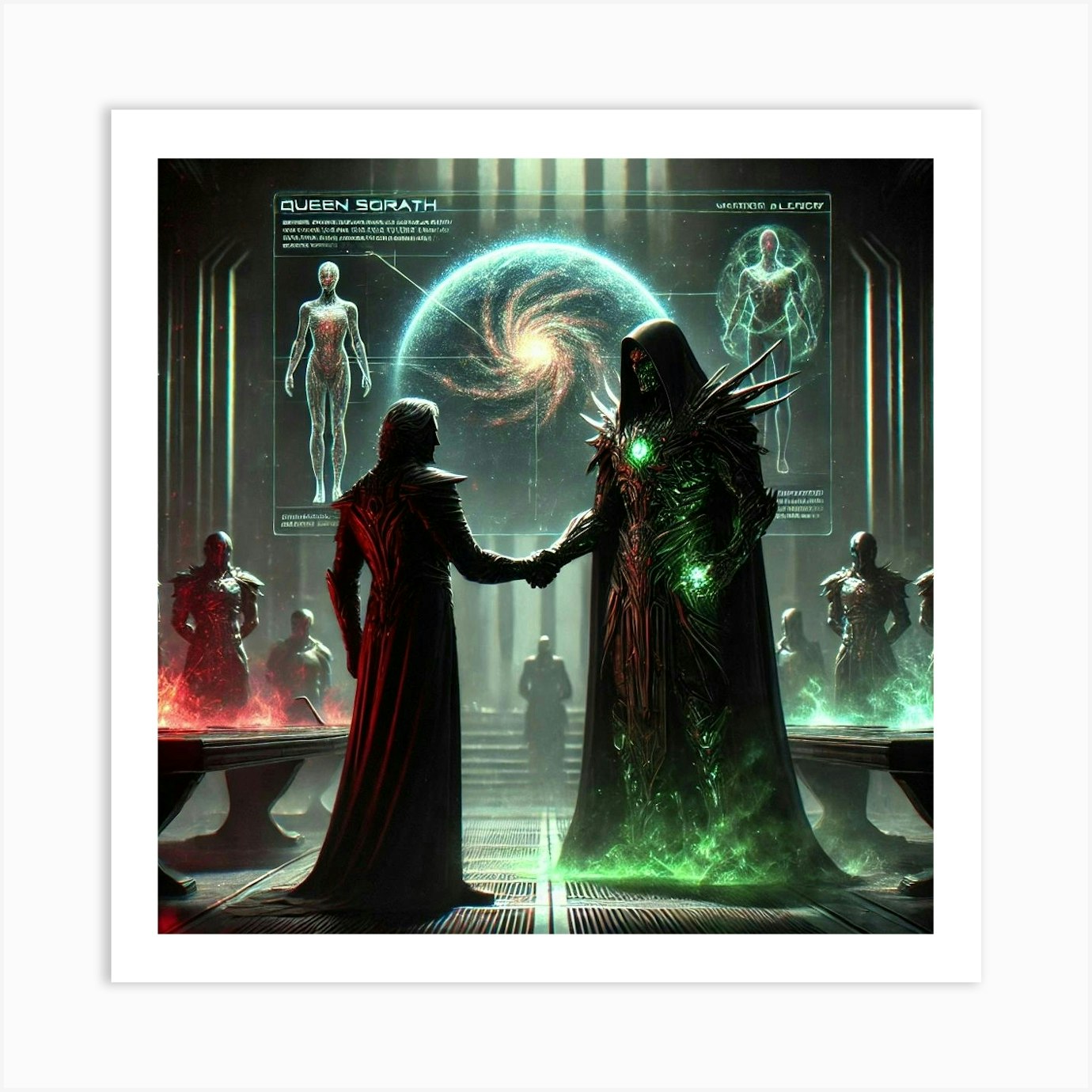 Queen Sorath Dark Alliances 1 Art Print by ACEDRAGON - Fy