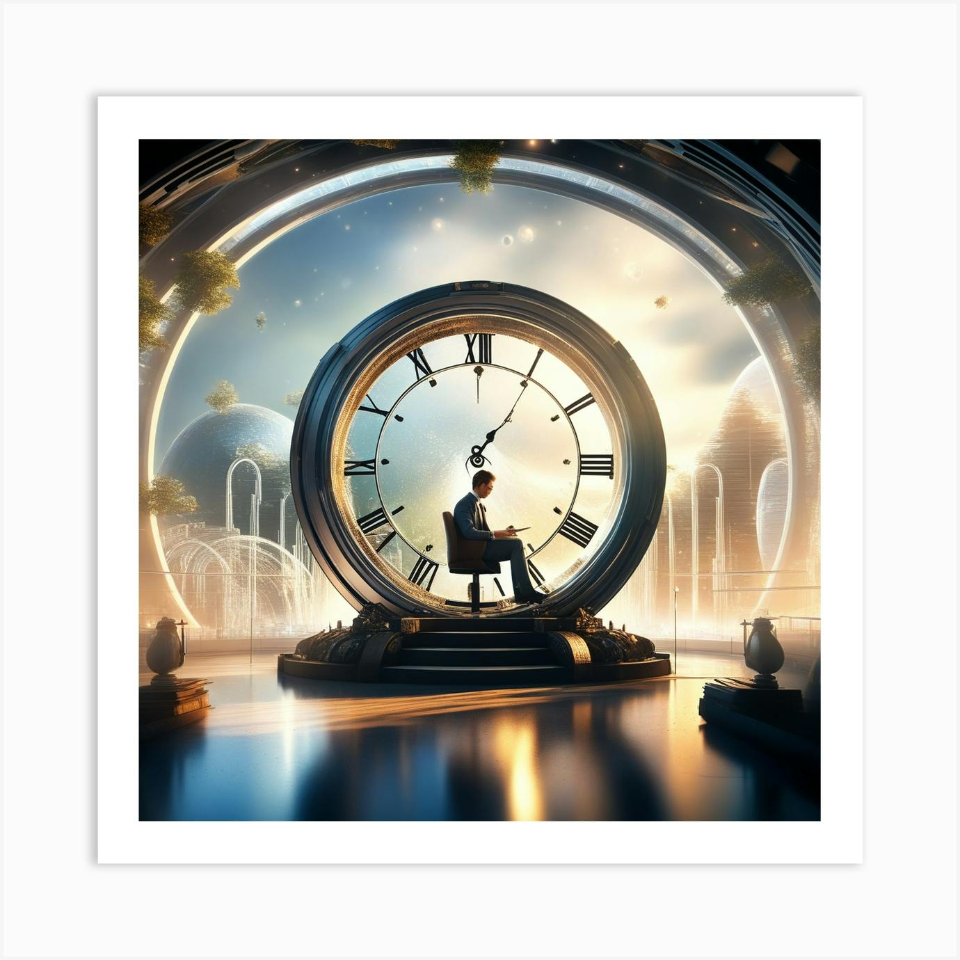 Clock artwork store