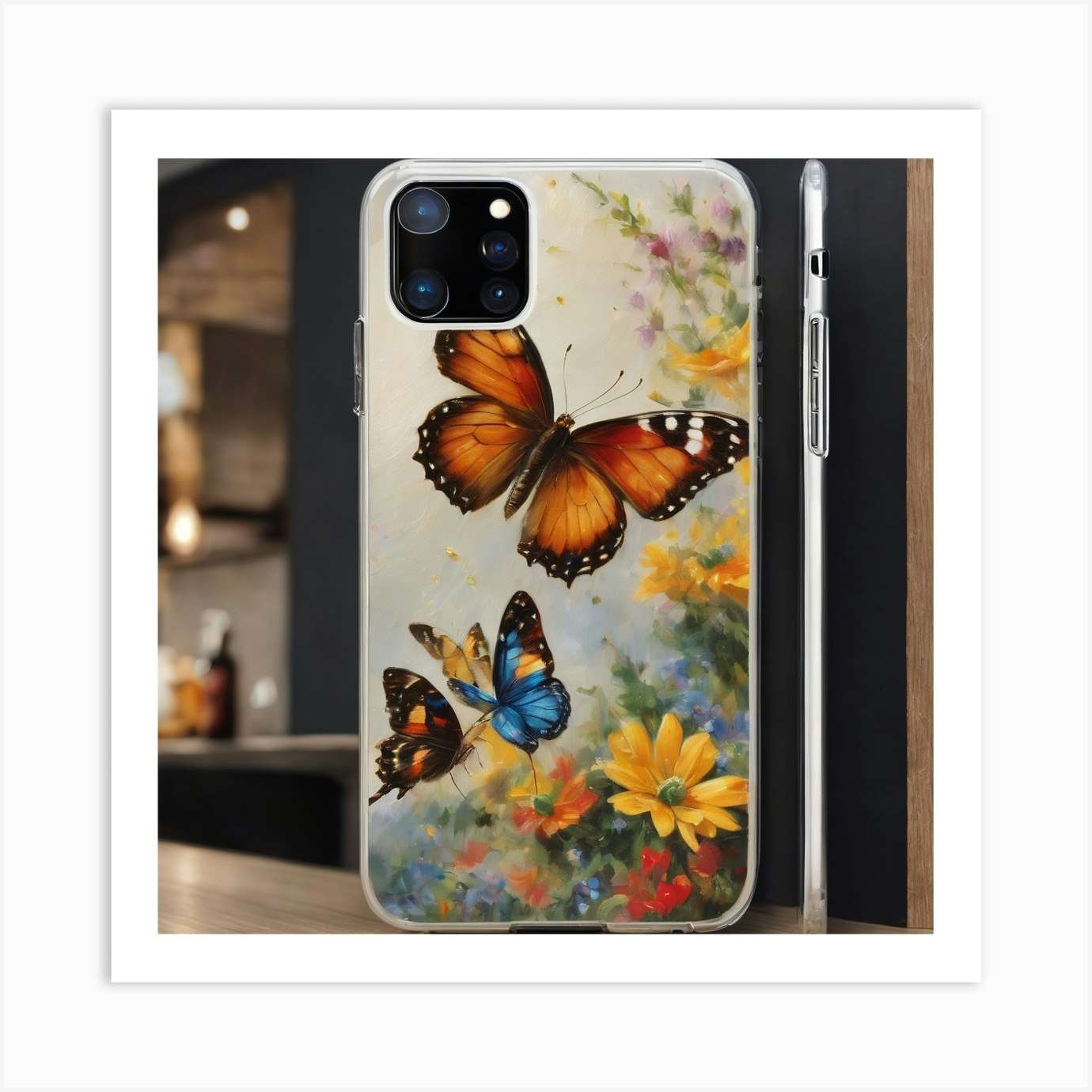 Butterflies And Flowers Art Print by Muhammad Tanveer - Fy
