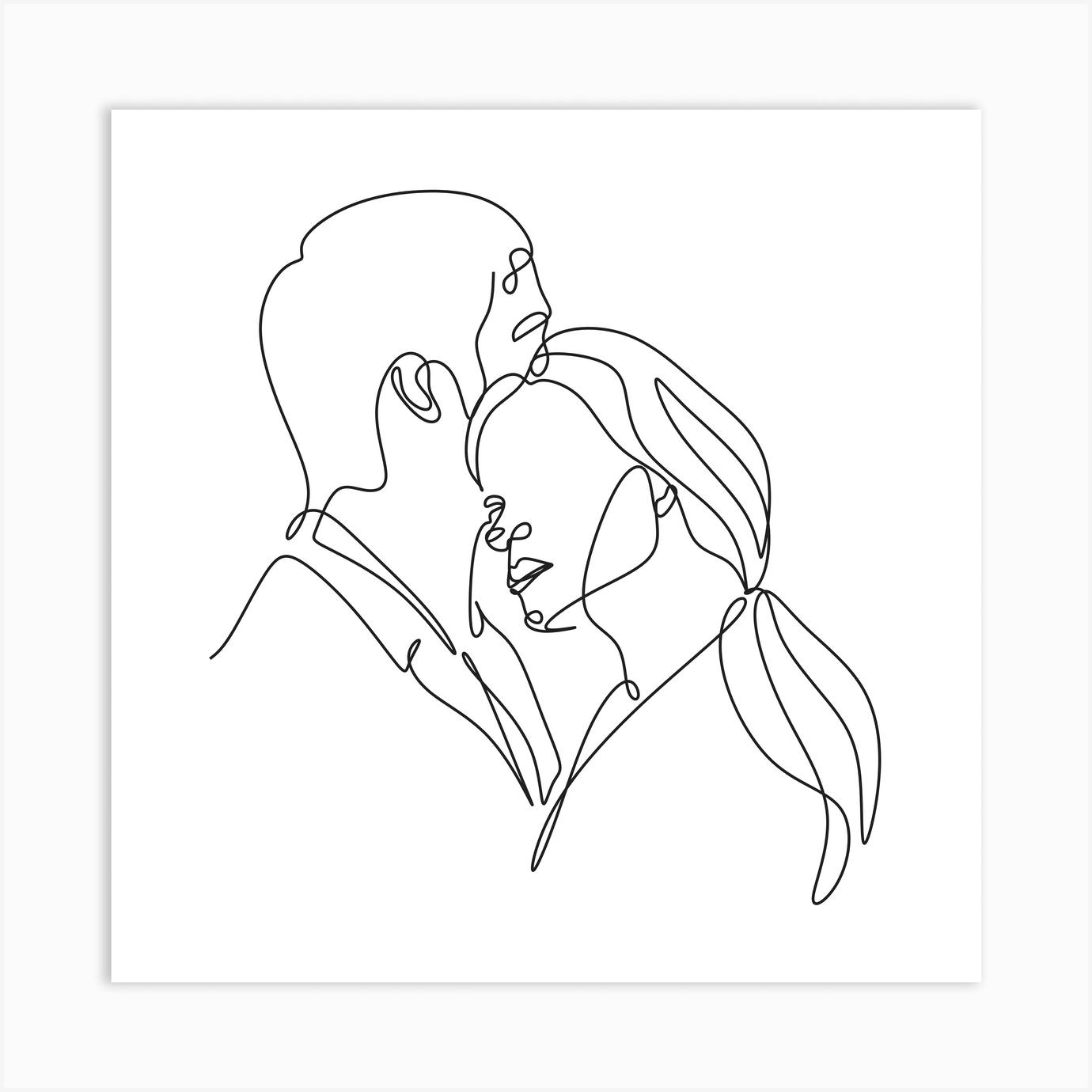 Lovers line art store