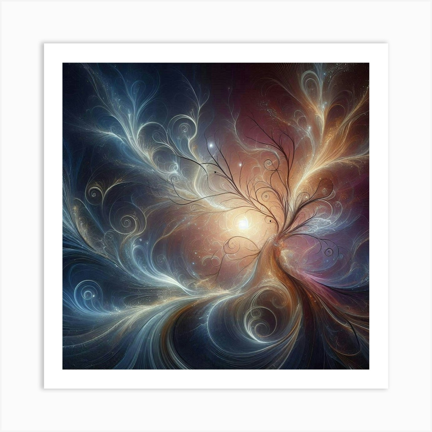 Light, Sound, Vibration-2 Art Print by Xyteria - Fy