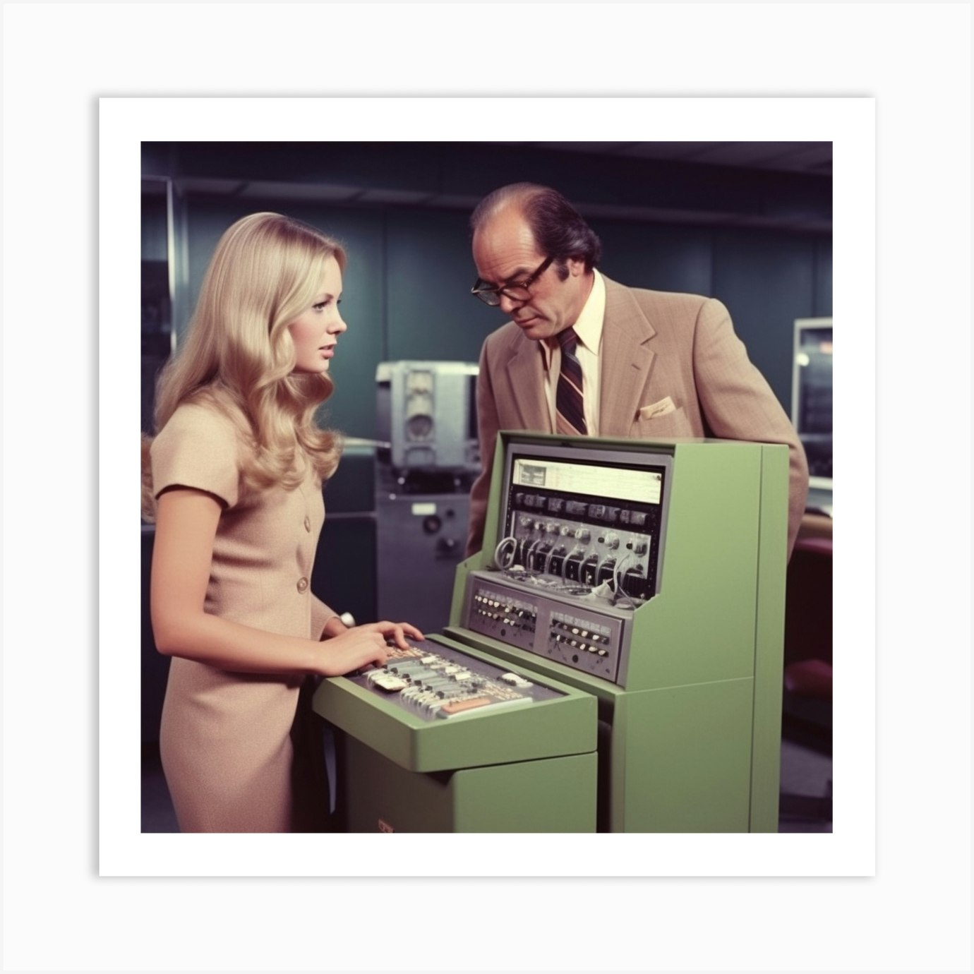 Mainframe Computer Art Print by Anthony Murrey - Fy Mainframe Computer Art Print by Anthony Murrey - Fy