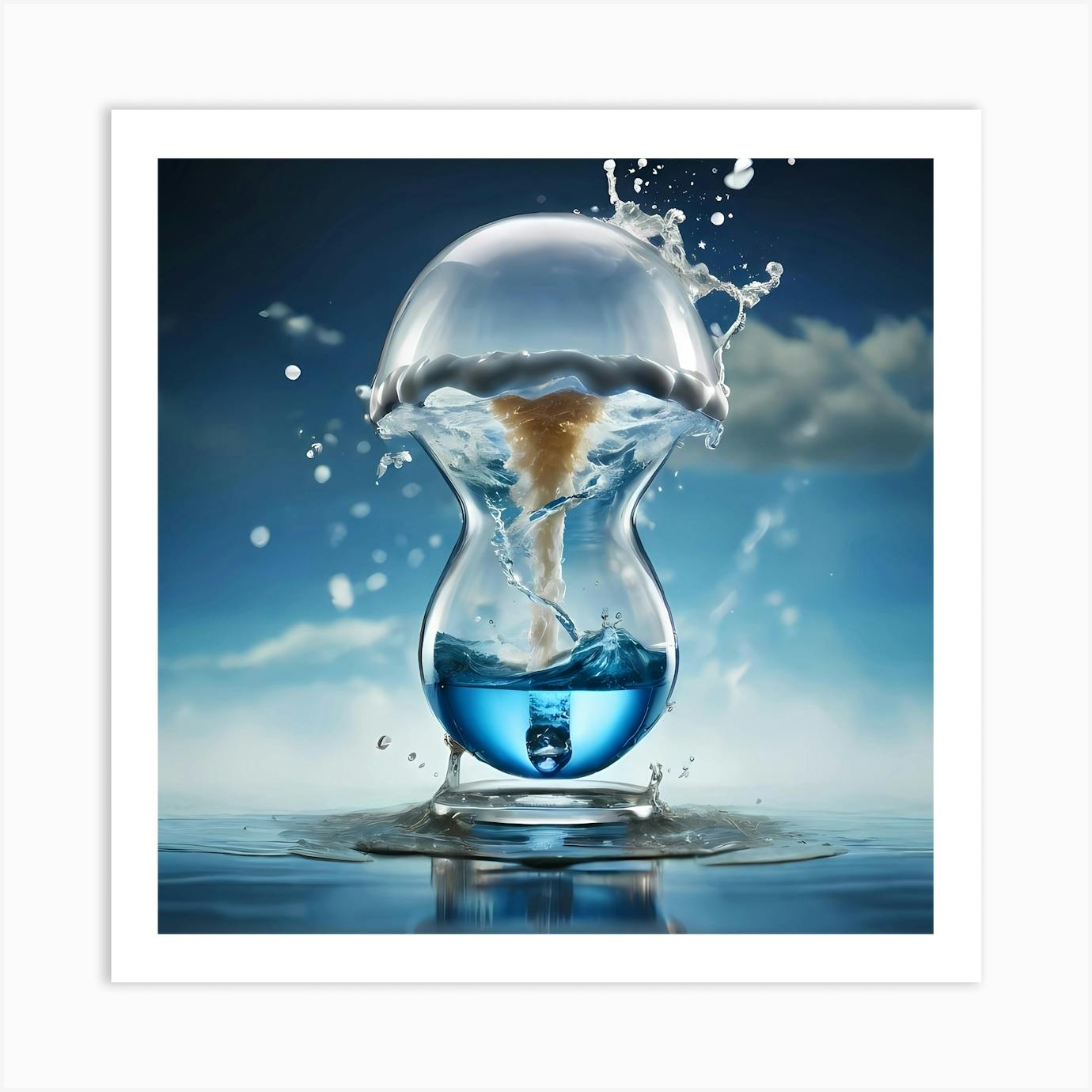 Water hourglass store