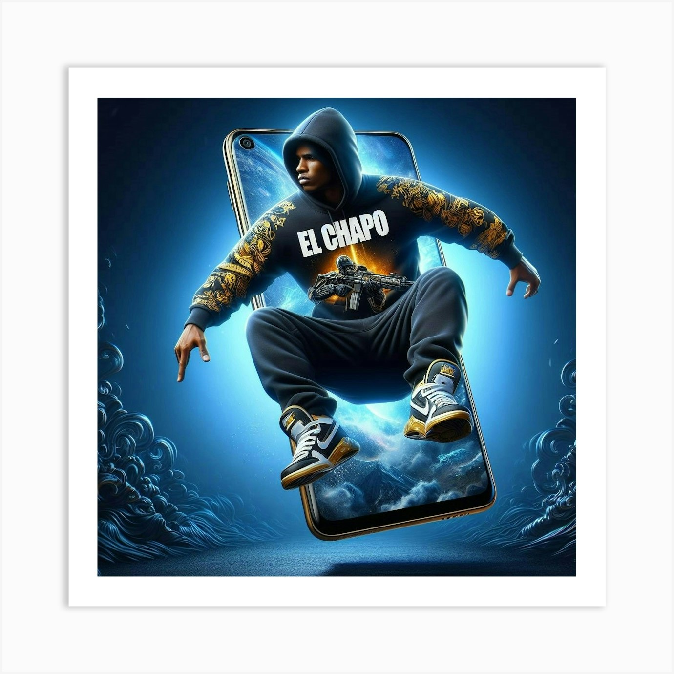 El Chapo Art Print by Panther - Fy