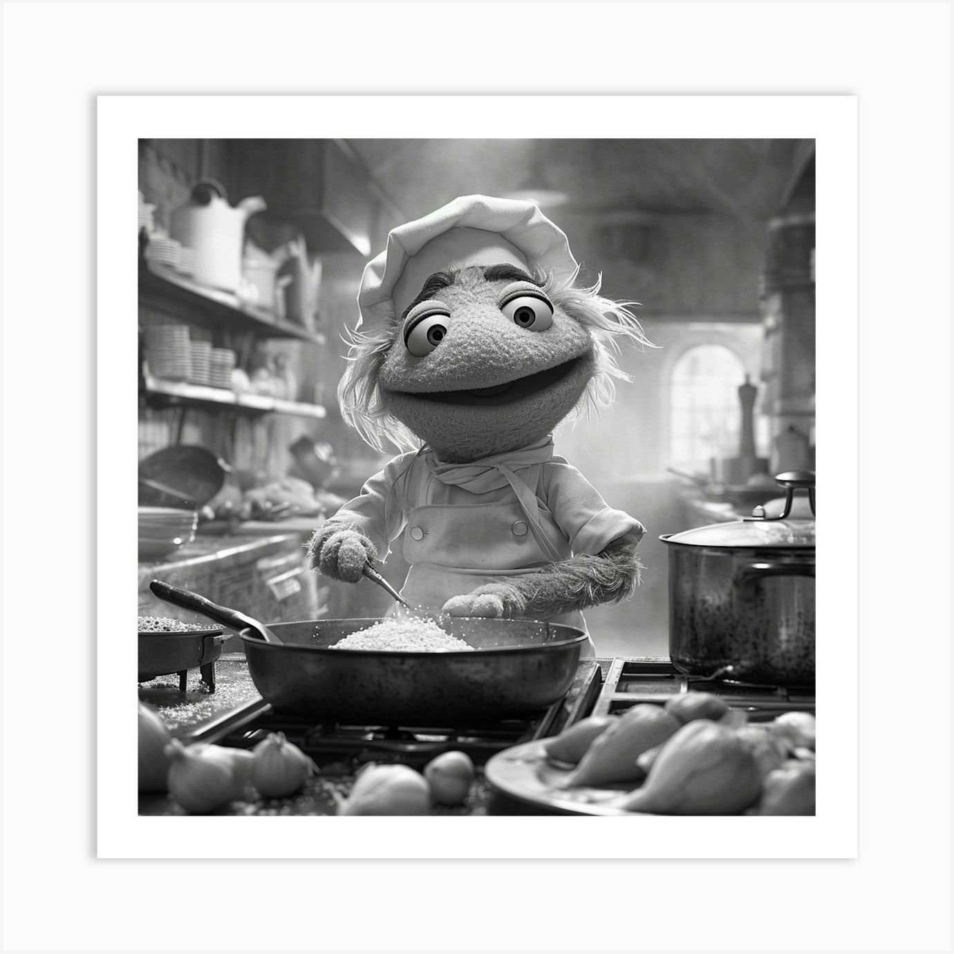 Muppet Chef 2 Art Print by Digital Art Lover - Fy