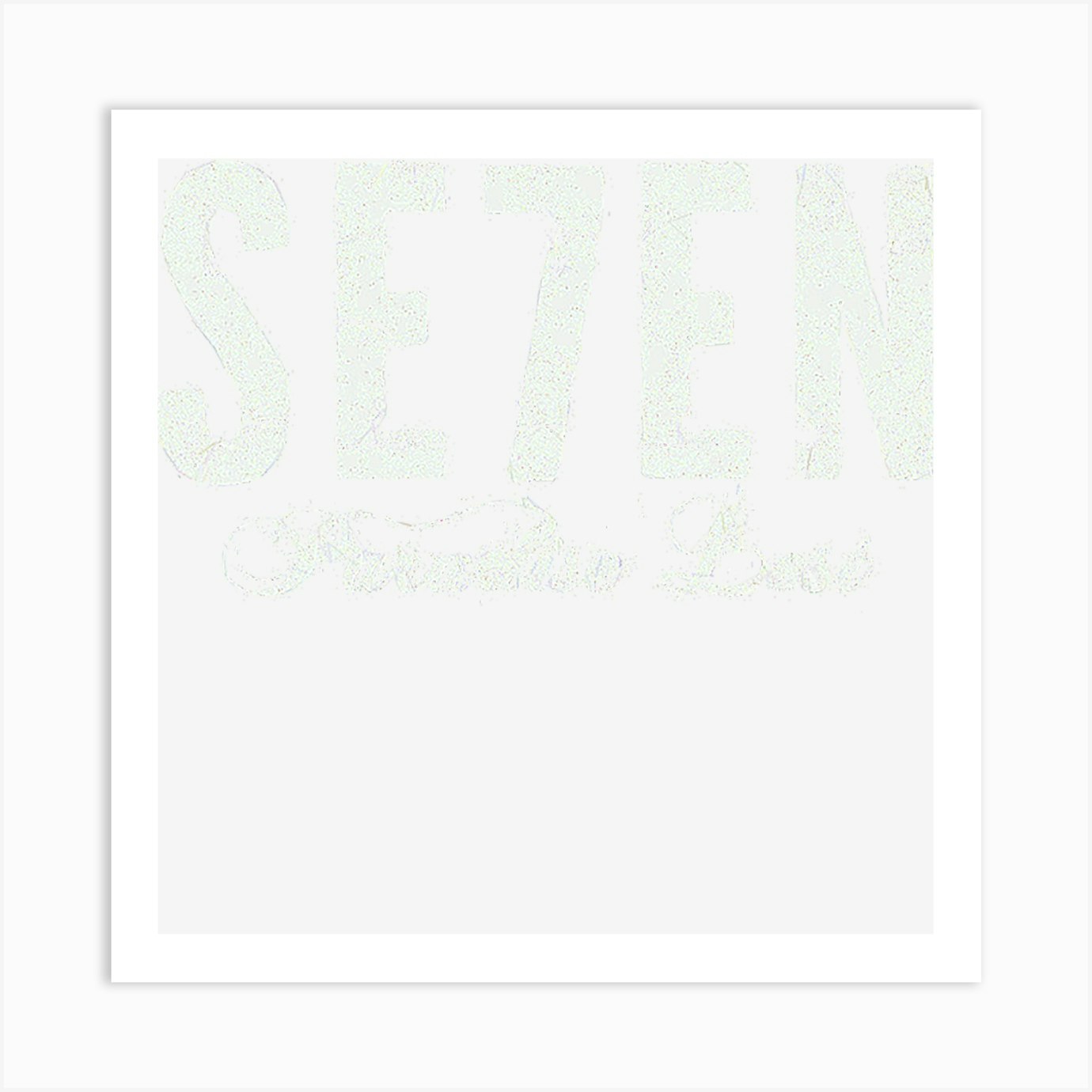 Se7en 1 Art Print by RedlyStore - Fy