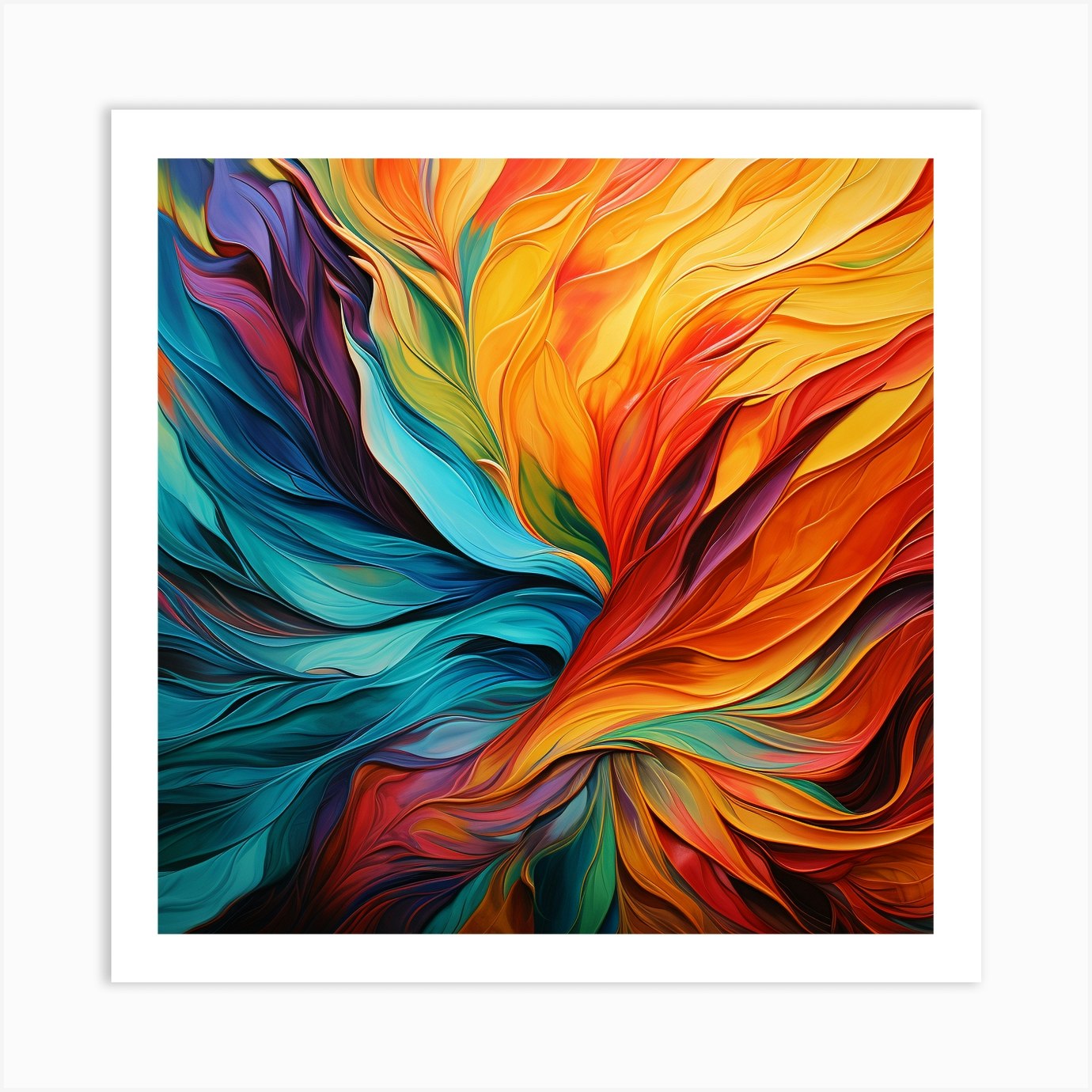 Abstract Painting 66 Art Print by Bella Luna - Fy