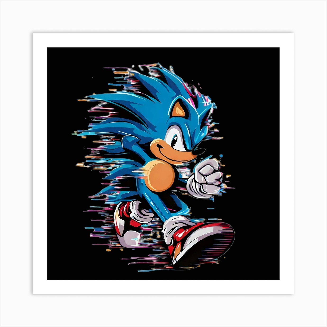 Sonic The Hedgehog Art Print by RamezGallery - Fy