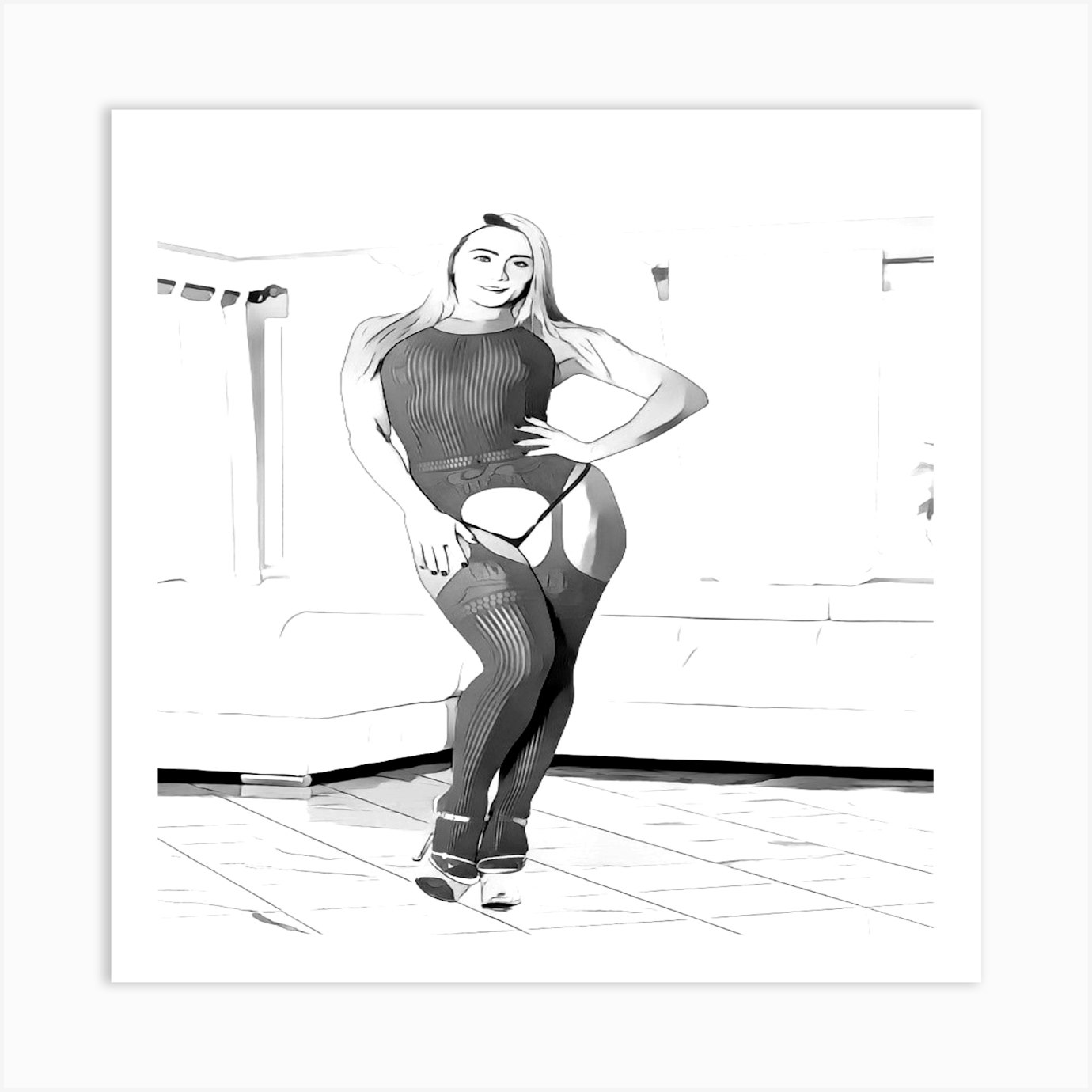 Sexy Woman 24 Art Print By Artullus Fy