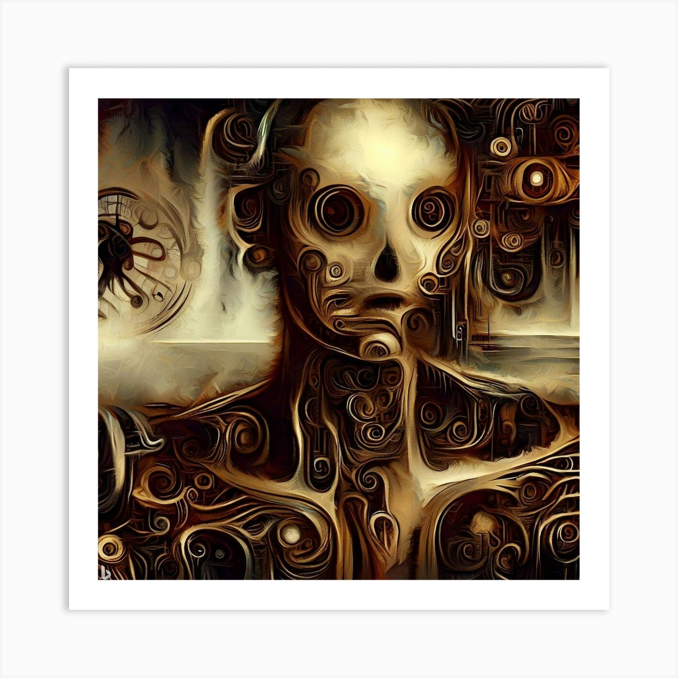 Cyborg Art Print By Liam Wemyss Fy
