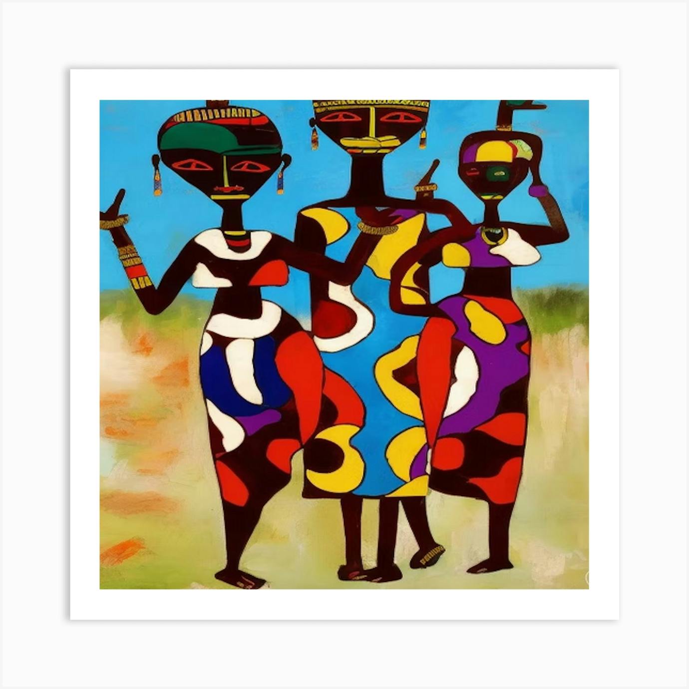 African art paintings store
