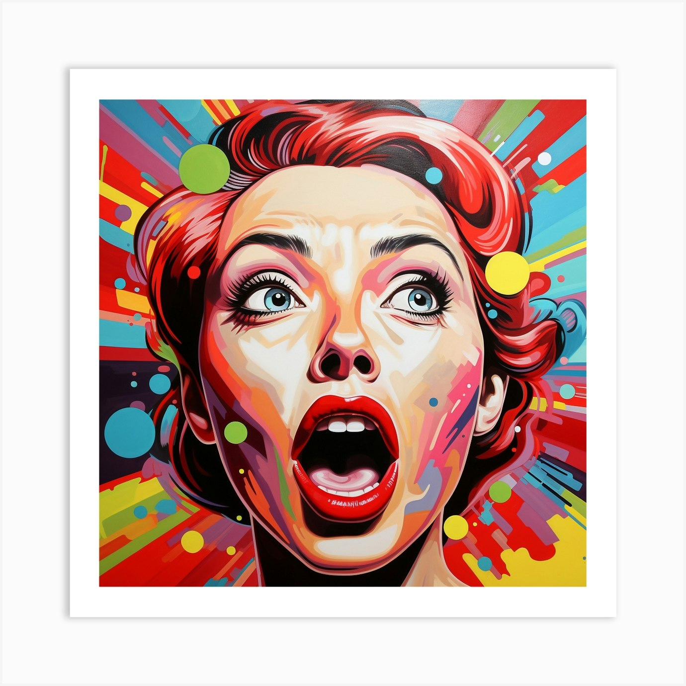 'Scream' Art Print by Ola78 - Fy