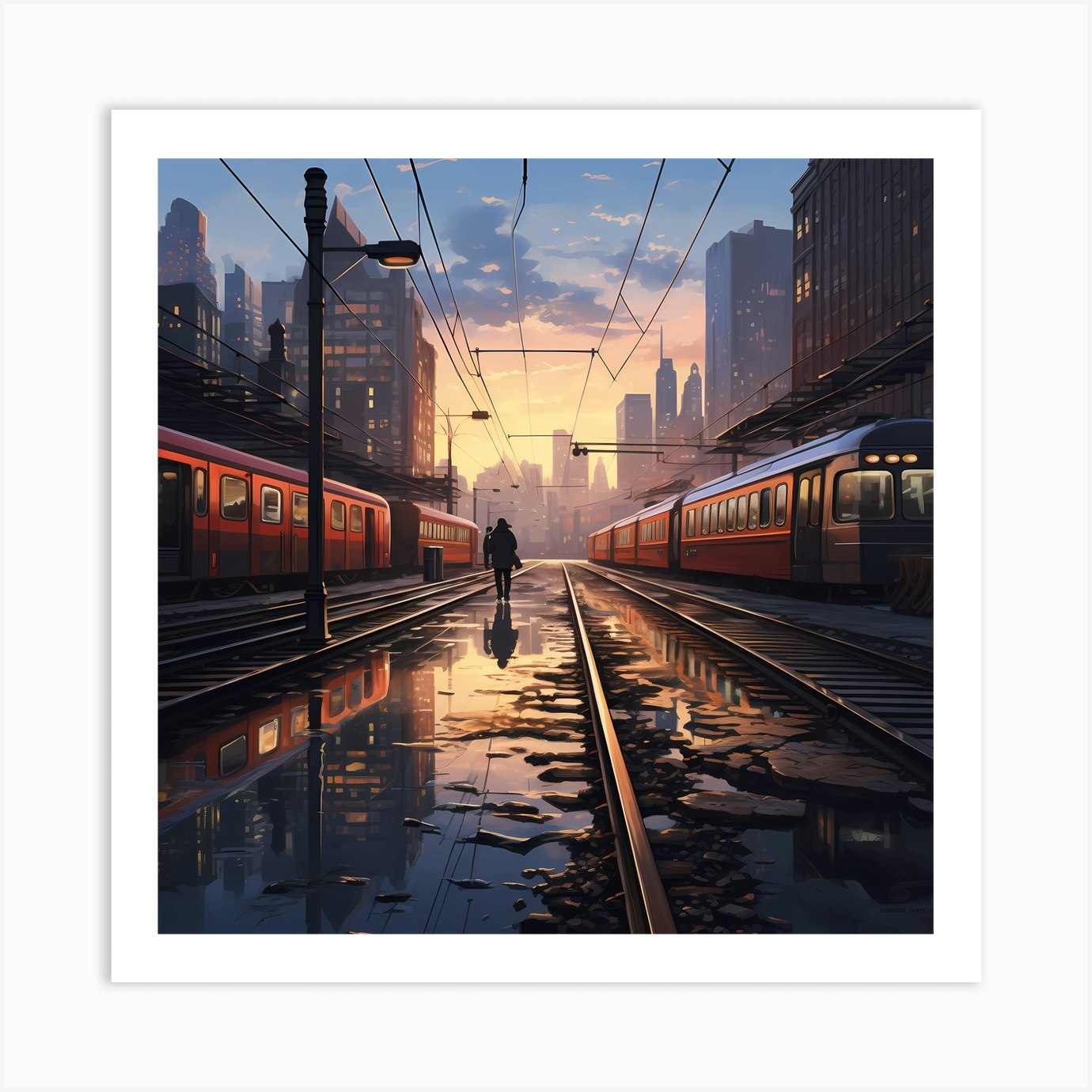 Urban Life Art Print By Pathum92 Fy