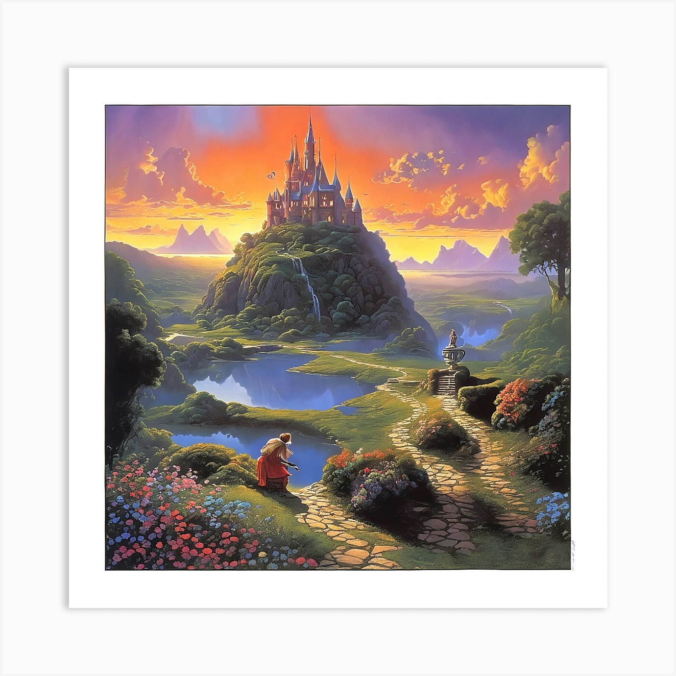 Beauty And The Beast Art Print by Genky - Fy