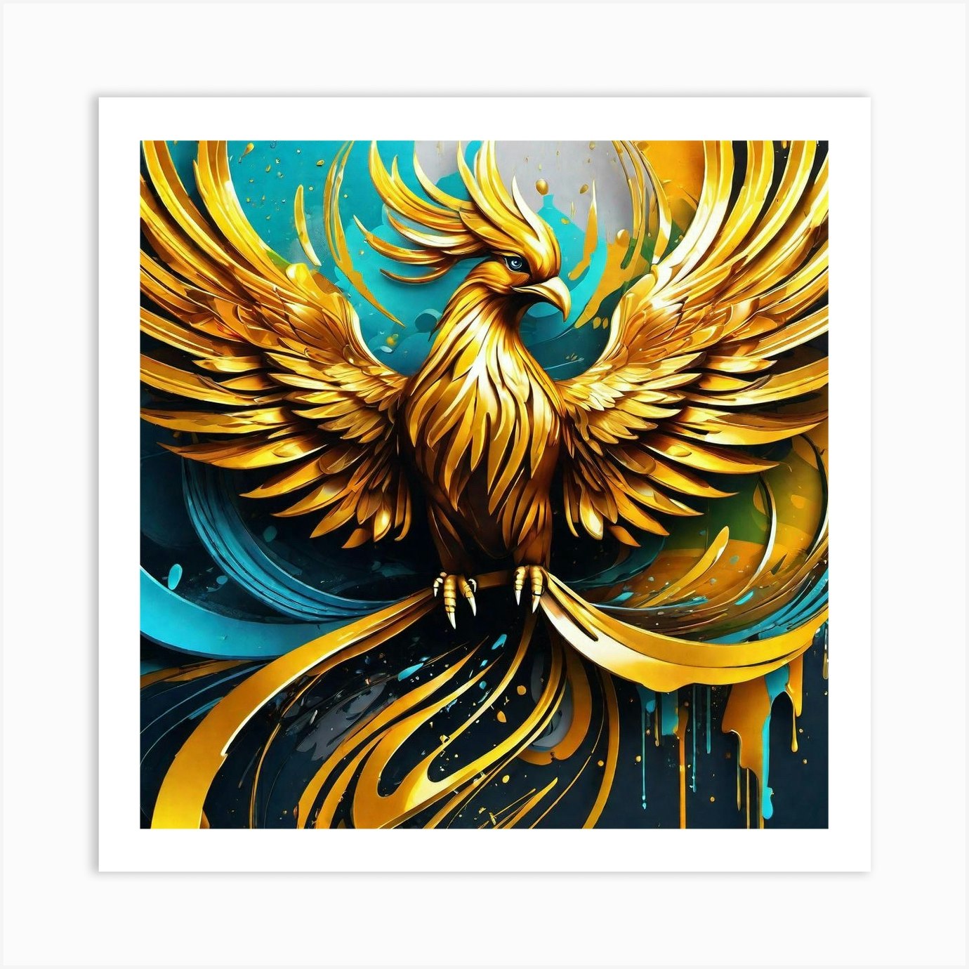 Phoenix 93 Art Print by Noctarius - Fy
