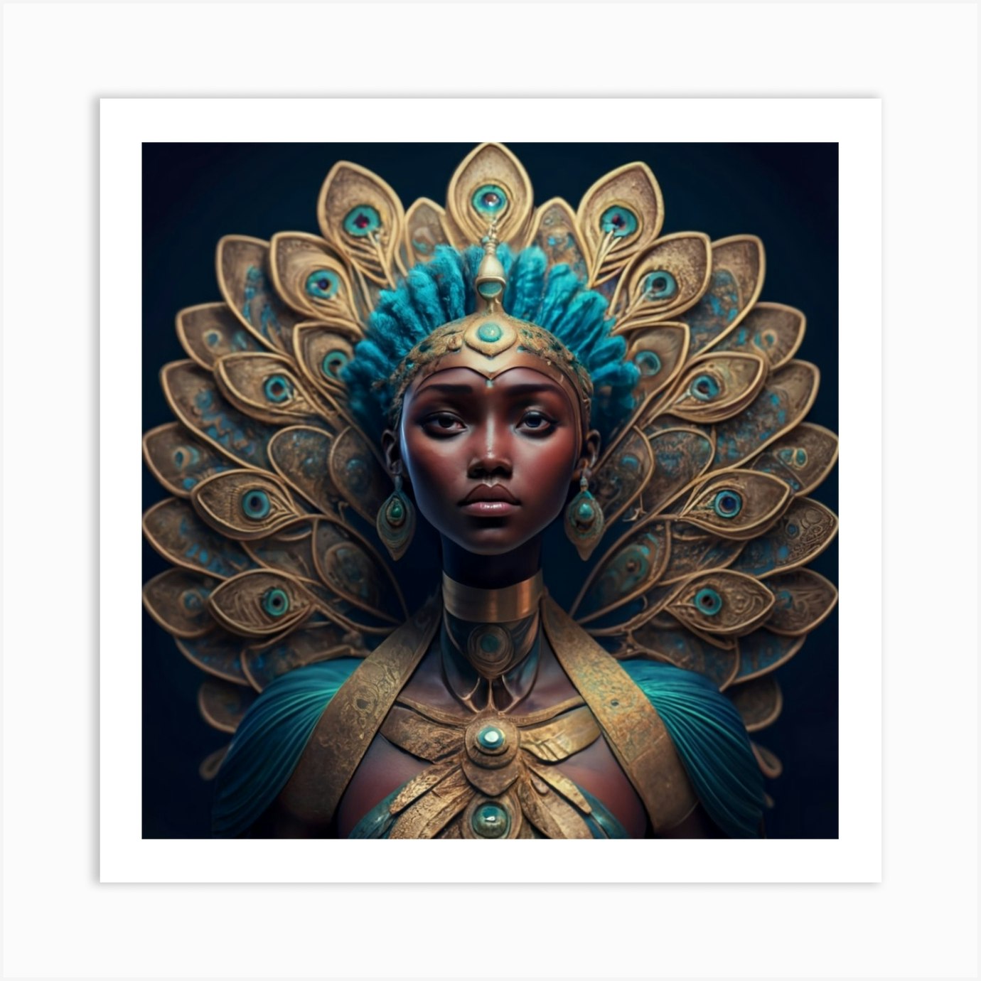 Peacock Art Print By Mego23 Fy