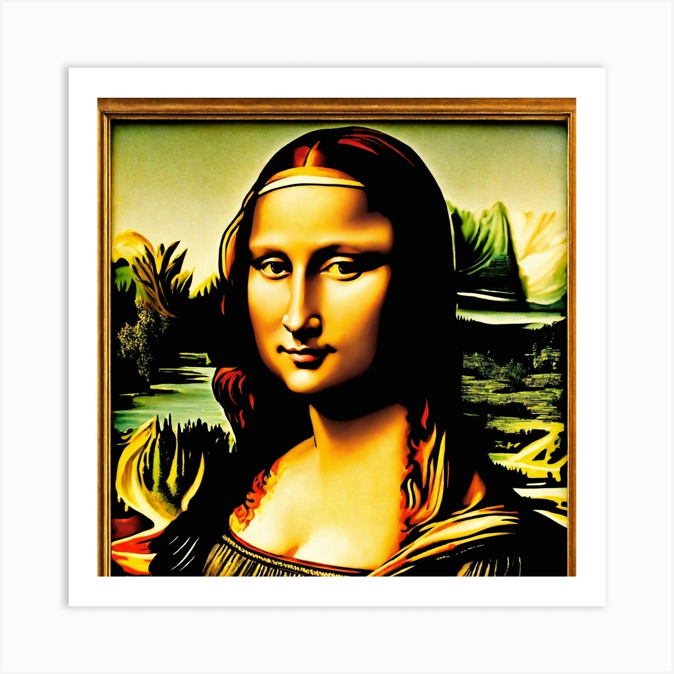 Mona Lisa Art Print By Star111 Fy