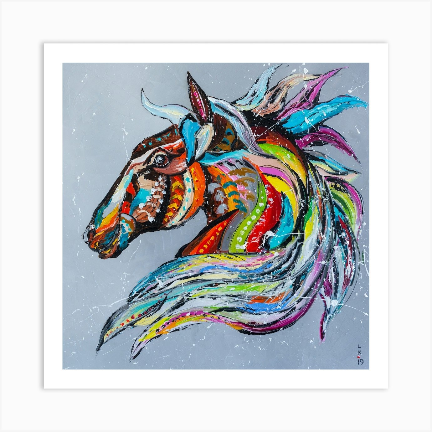 Fairy Horse Art Print by Liubov Kuptsova - Fy