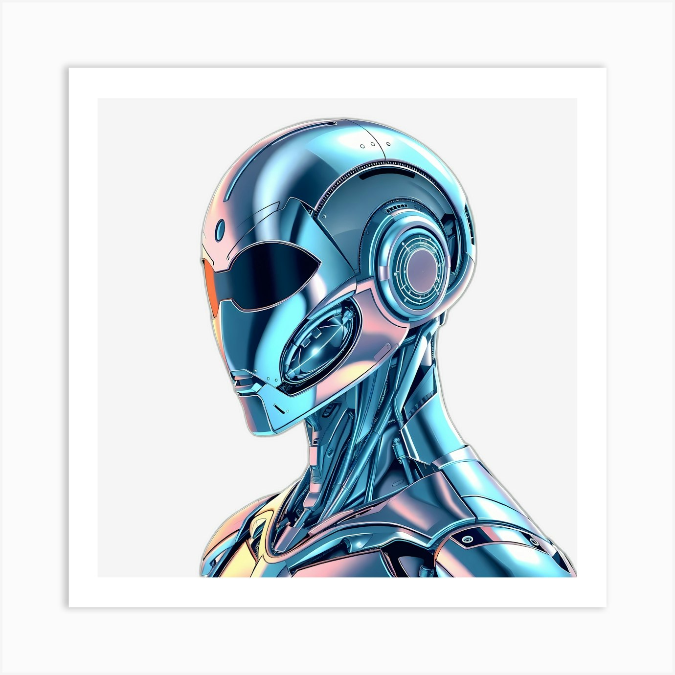 Cyborg 4 Art Print by InspireByArt - Fy