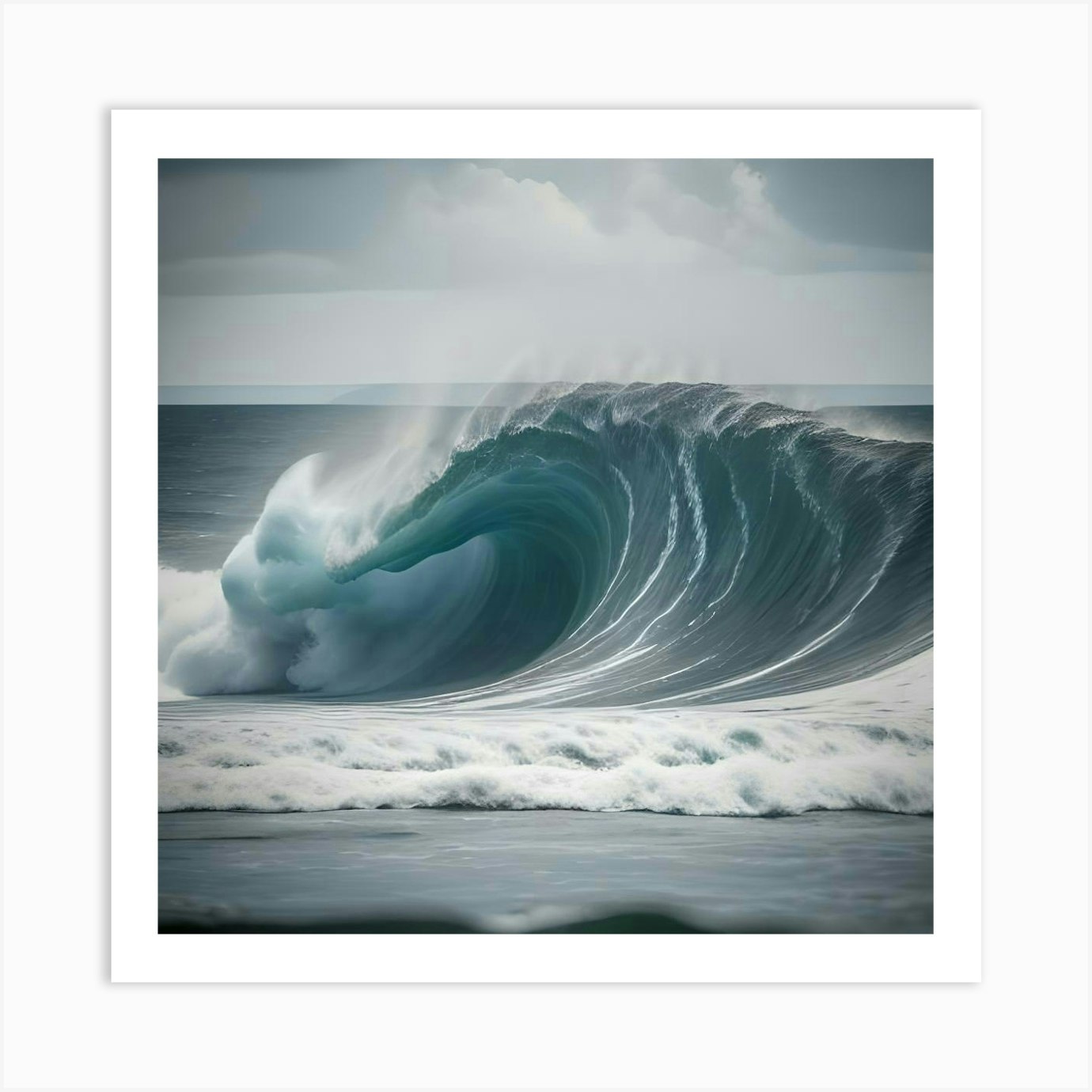 Big Wave Art Print by Paul Gardiner - Fy