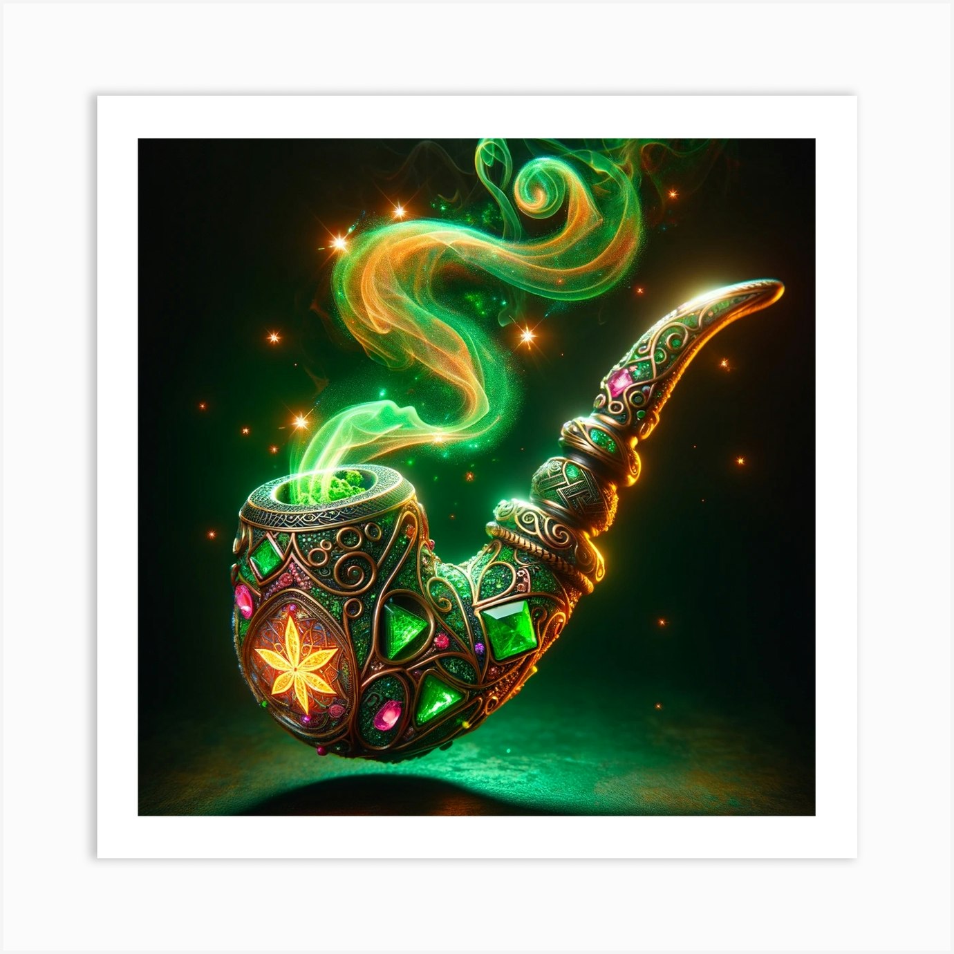 Magic Pipe Art Print by Star Mage CB - Fy