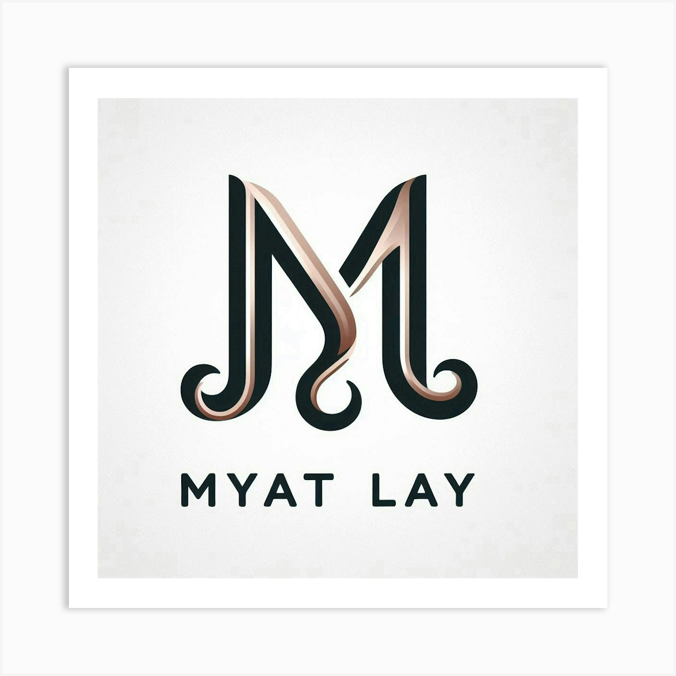 Myat Lay Logo Art Print by joejoe - Fy