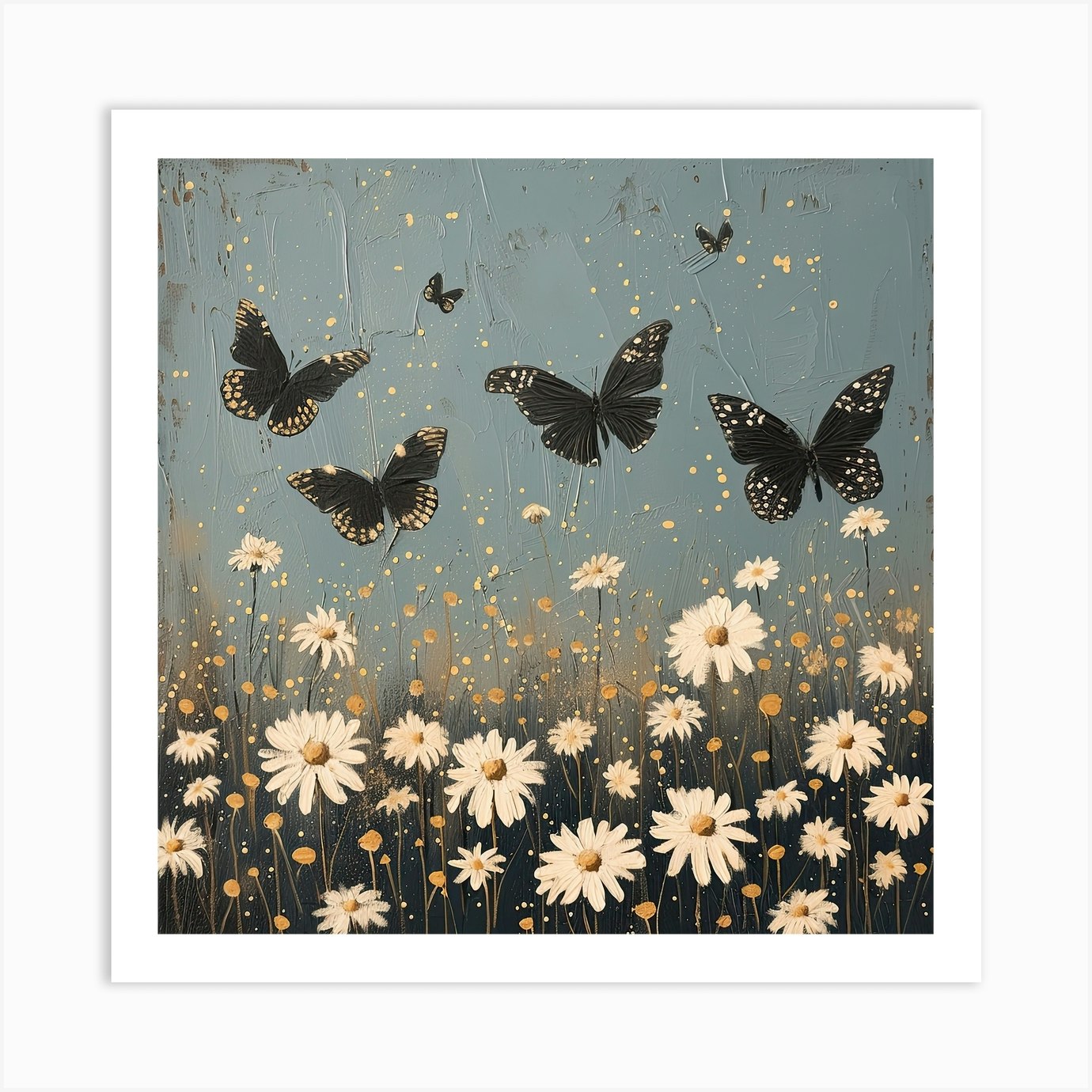 Butterflies Fairycore Painting 3 Art Print by All Things Fairy - Fy