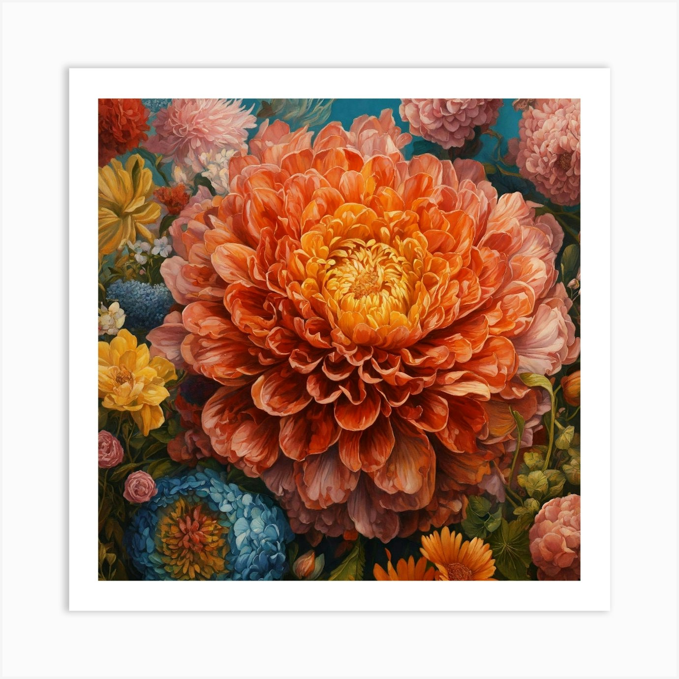 'Flora' Art Print by bilal balli - Fy