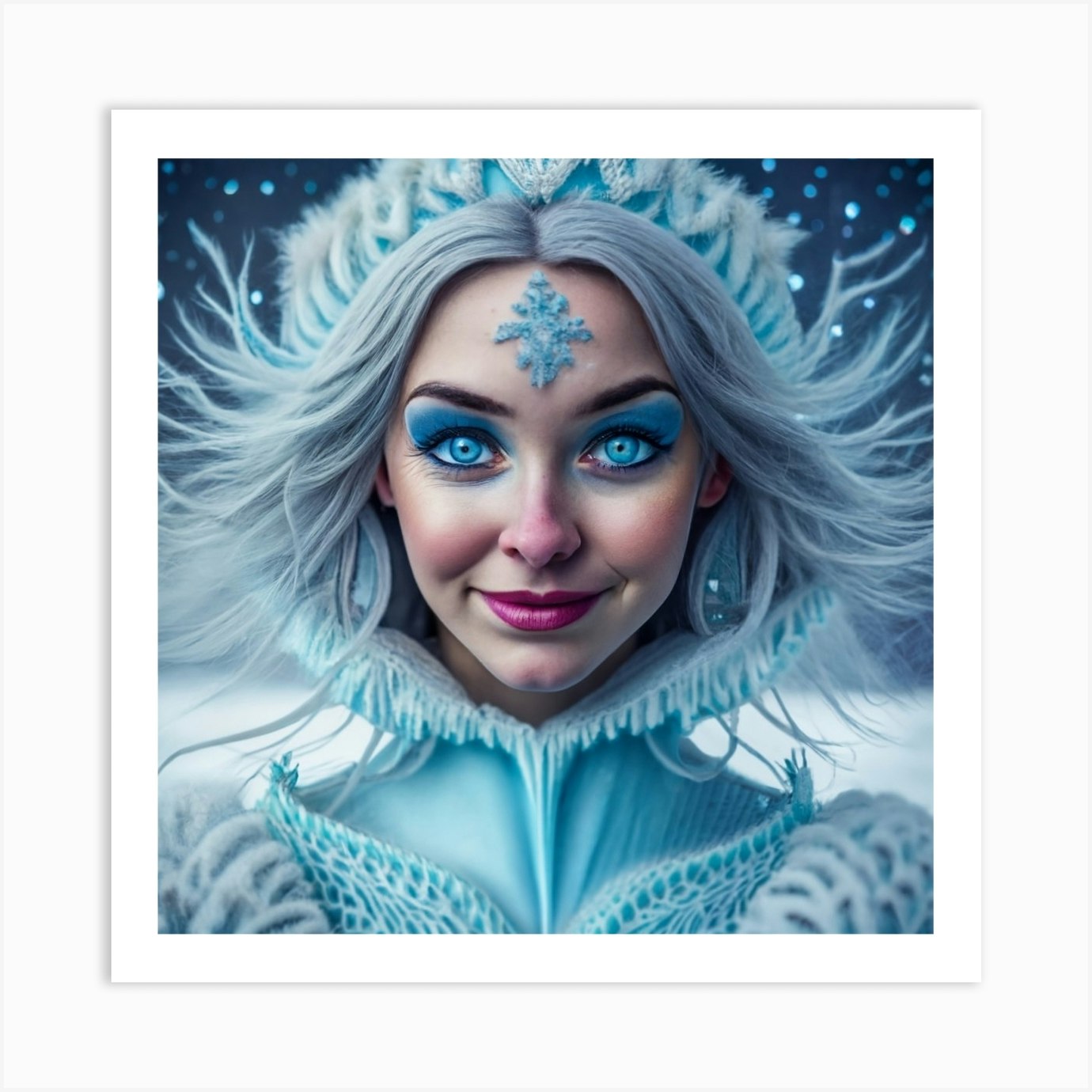 Ice Queen Art Print by ArtDecors - Fy