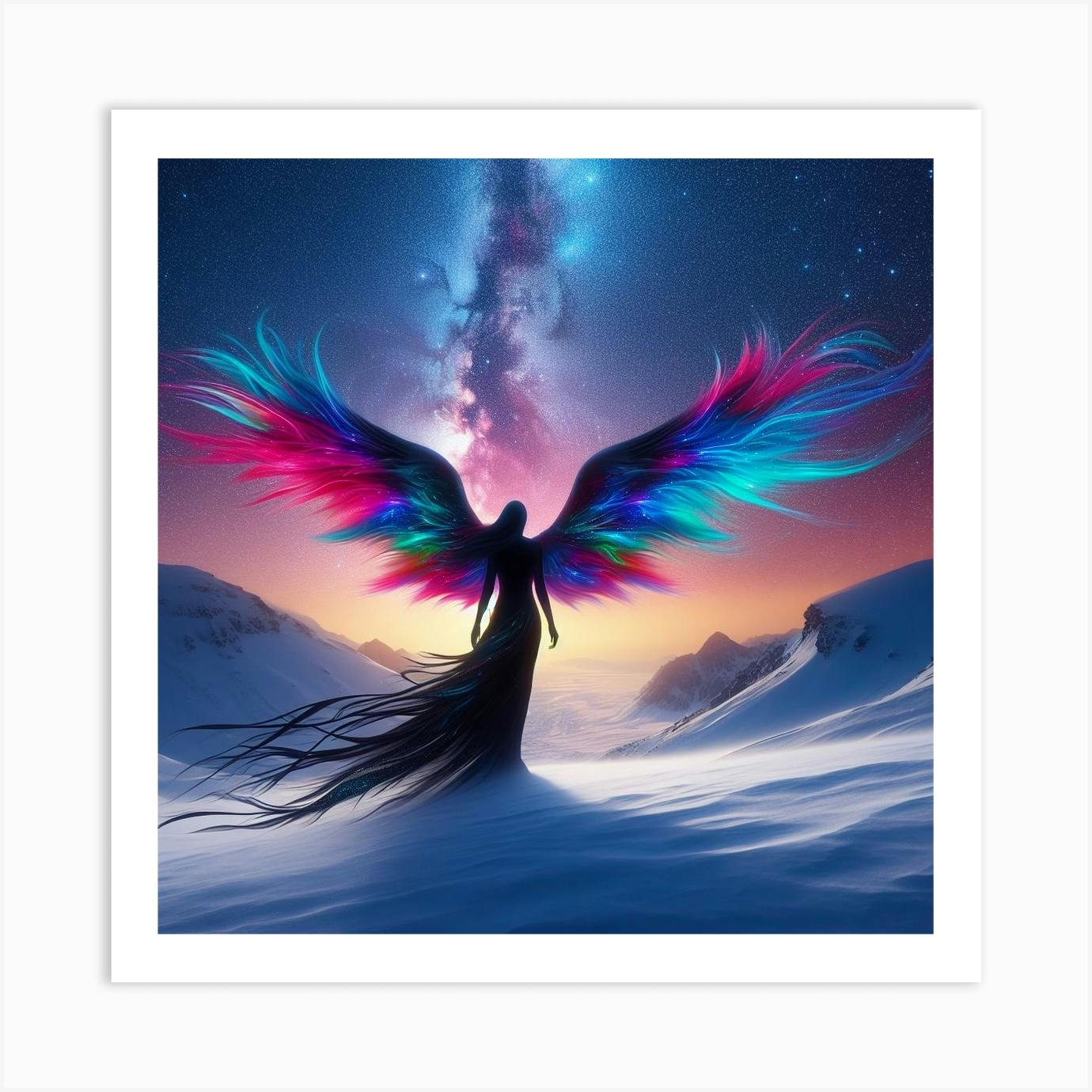 Angel wall art store