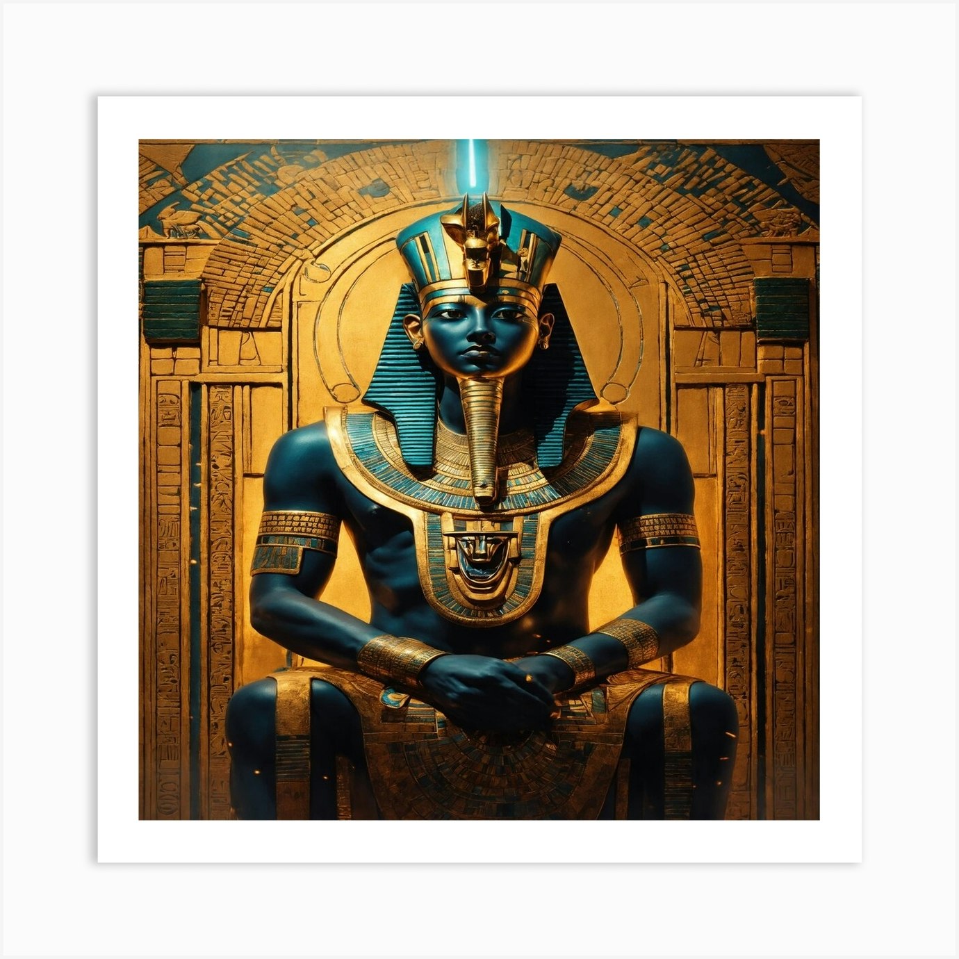 Egyptian King Art Print by Nora home - Fy