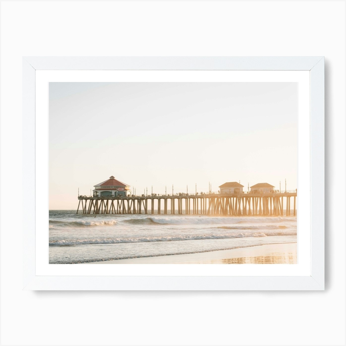 Hb Pier 3 Art Print by Jon Bilous - Fy