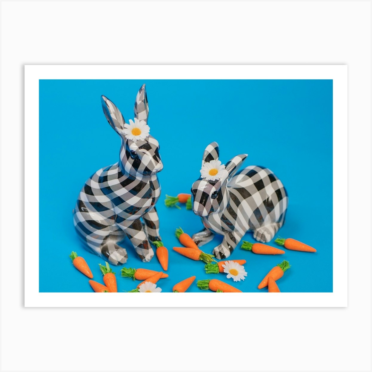 Easter Bunnies Art Print by UpCreative - Fy
