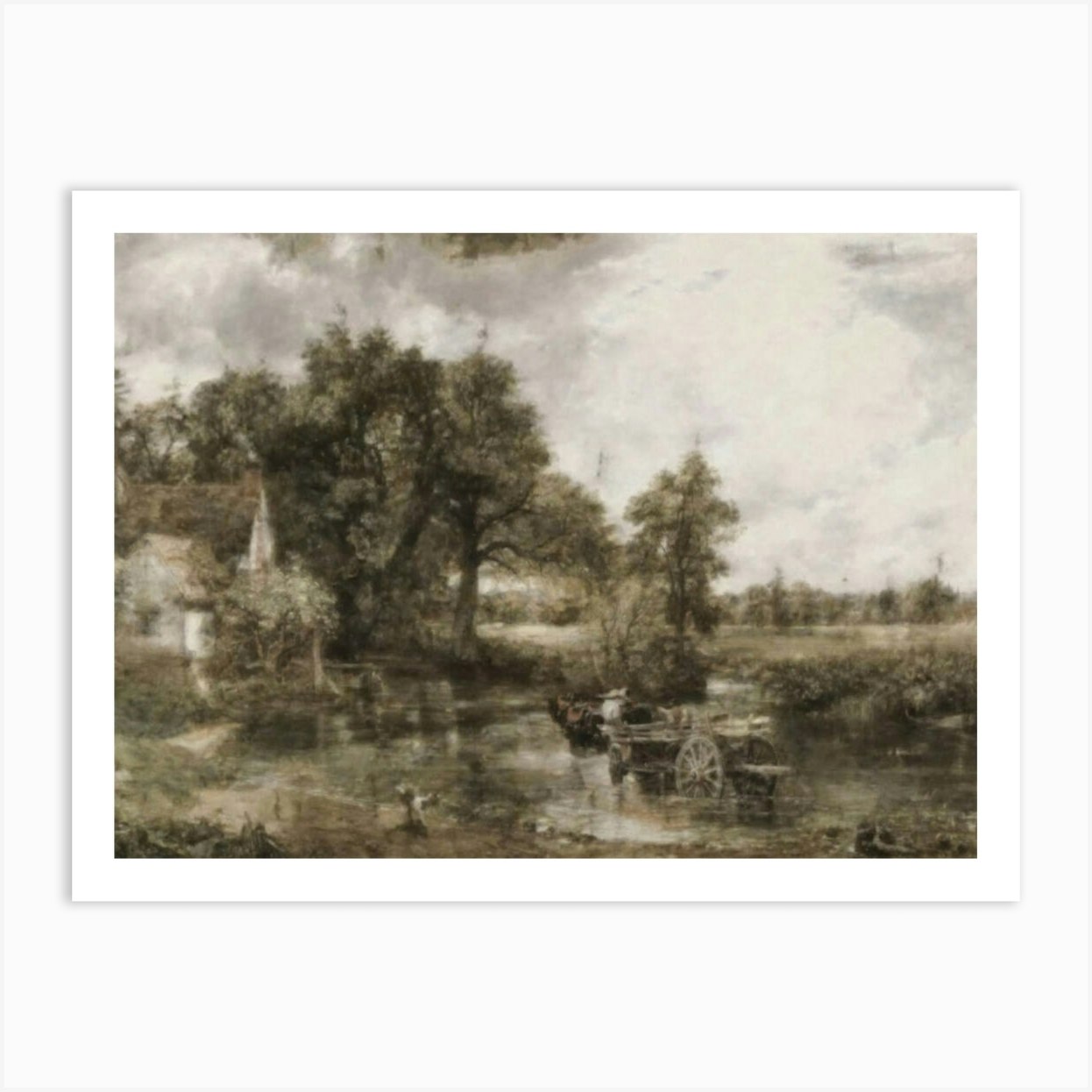 The Hay Wain, John Constable Art Print by Francizzy - Fy