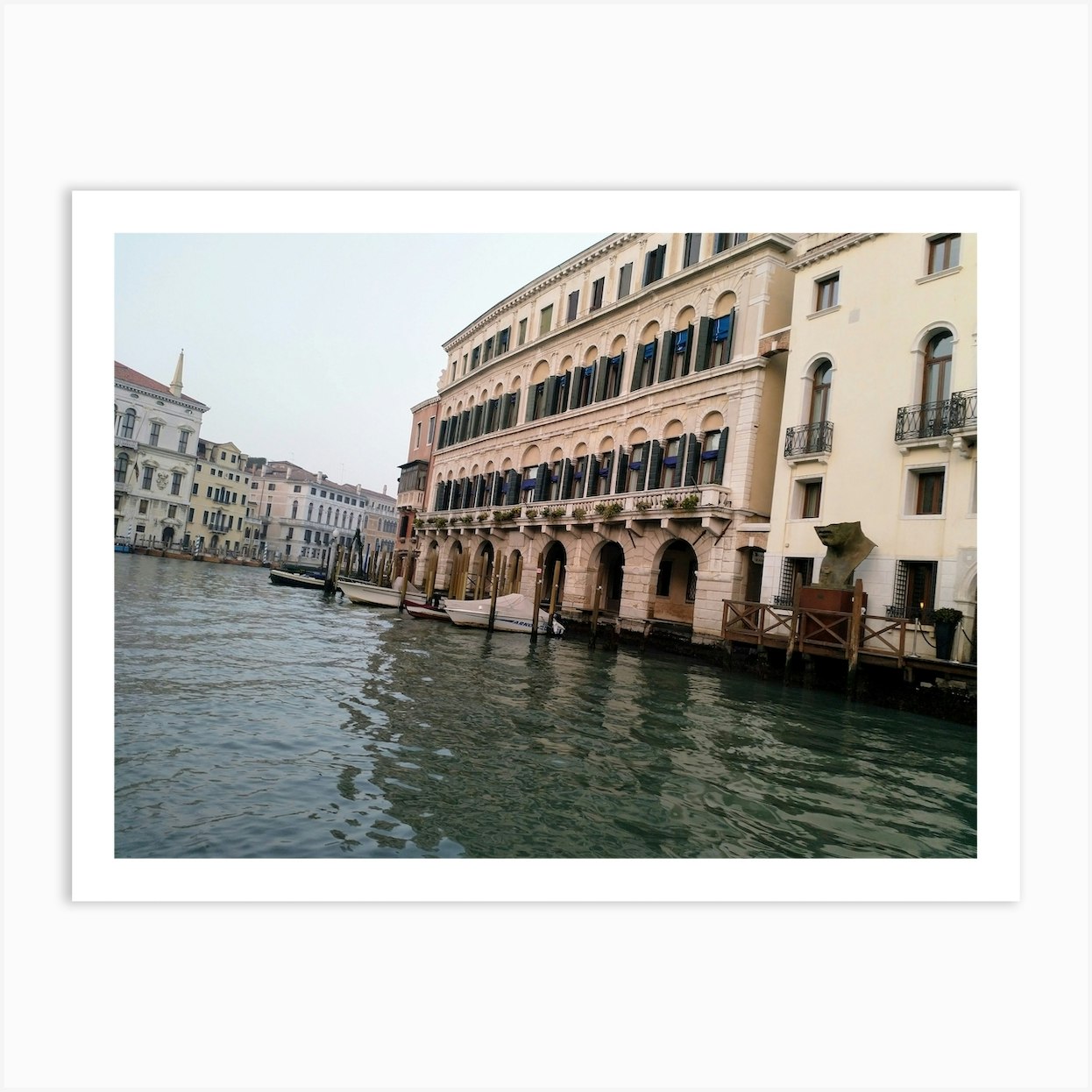 Grand Canal In Venice 1 Art Print by Words and Colours - Fy