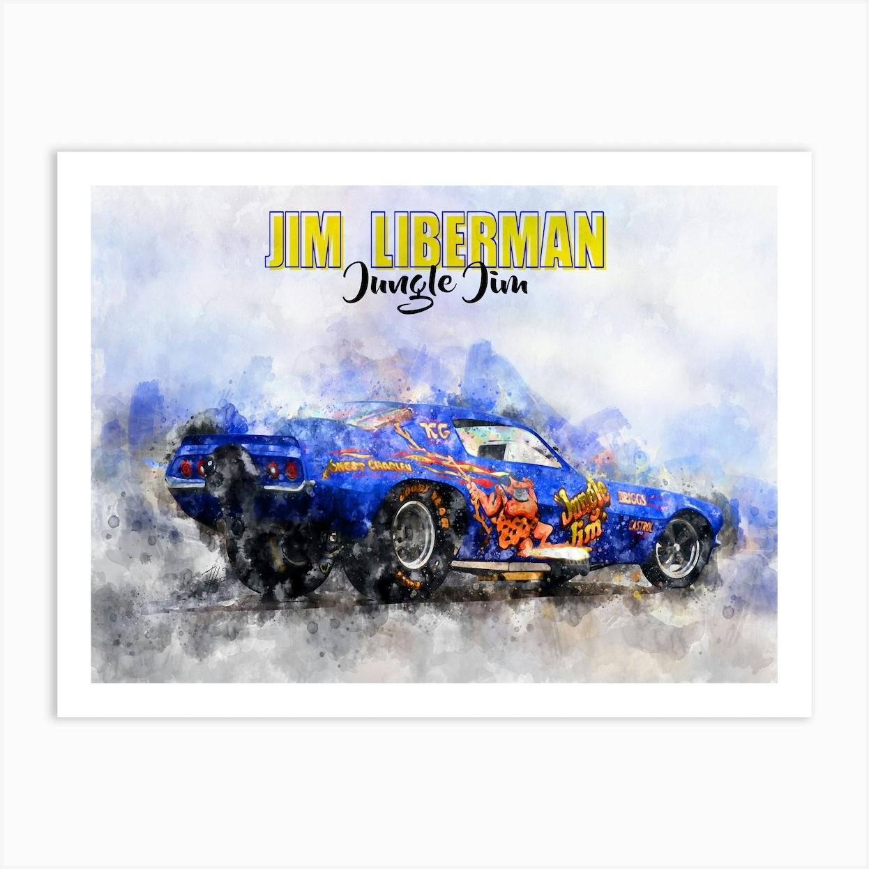 Jim Liberman Jungle Jim Art Print by Theo s Picture Factory Fy