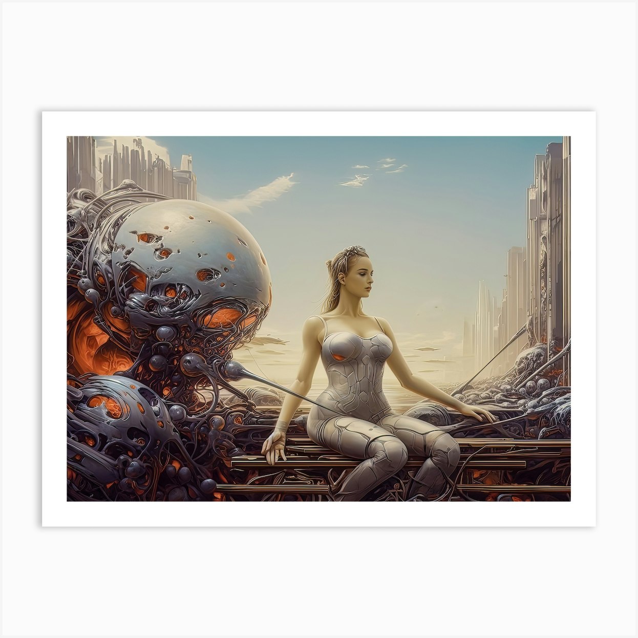 The Singularity 21 Art Print by Edgework Digital - Fy