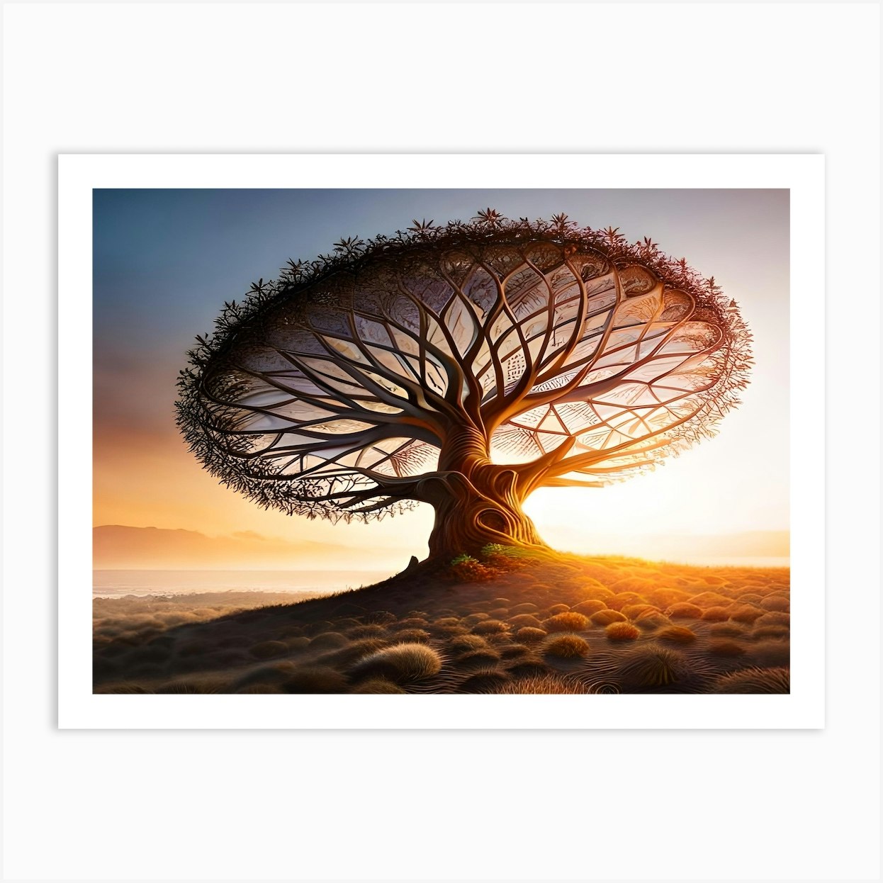 Undying Tree of Life Art Print by Destyhawk - Fy