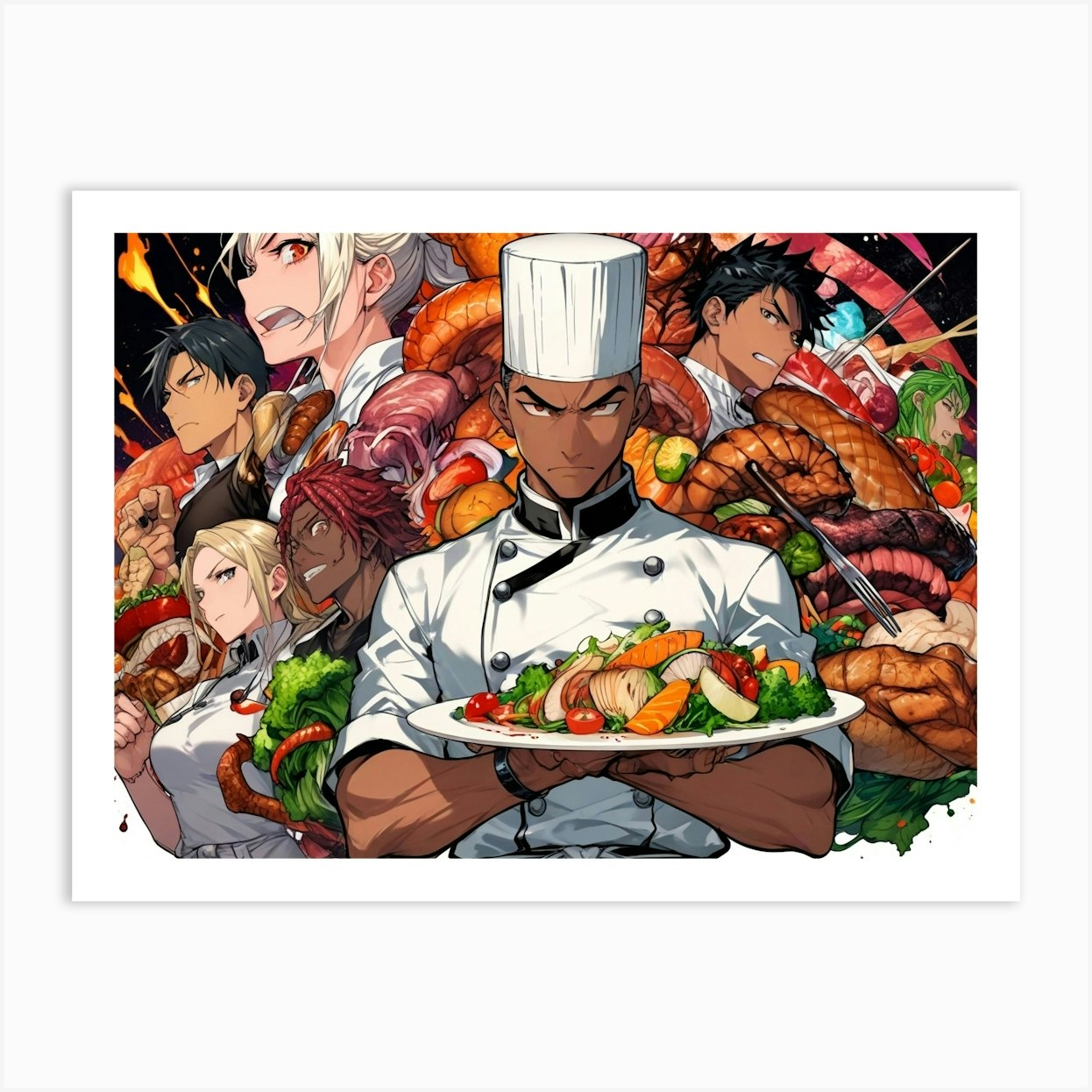 Chef Chef Chef 1 Art Print by IsobariArt - Fy