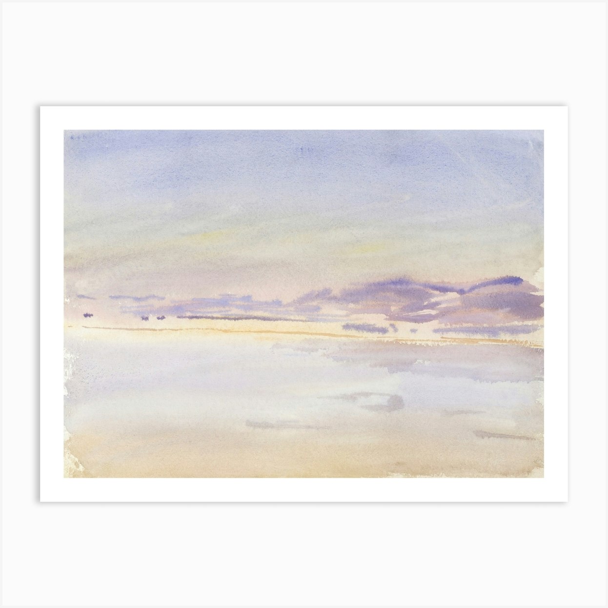 Sunset At Sea, John Singer Sargent Art Print by Fy! Classic Art Prints ...